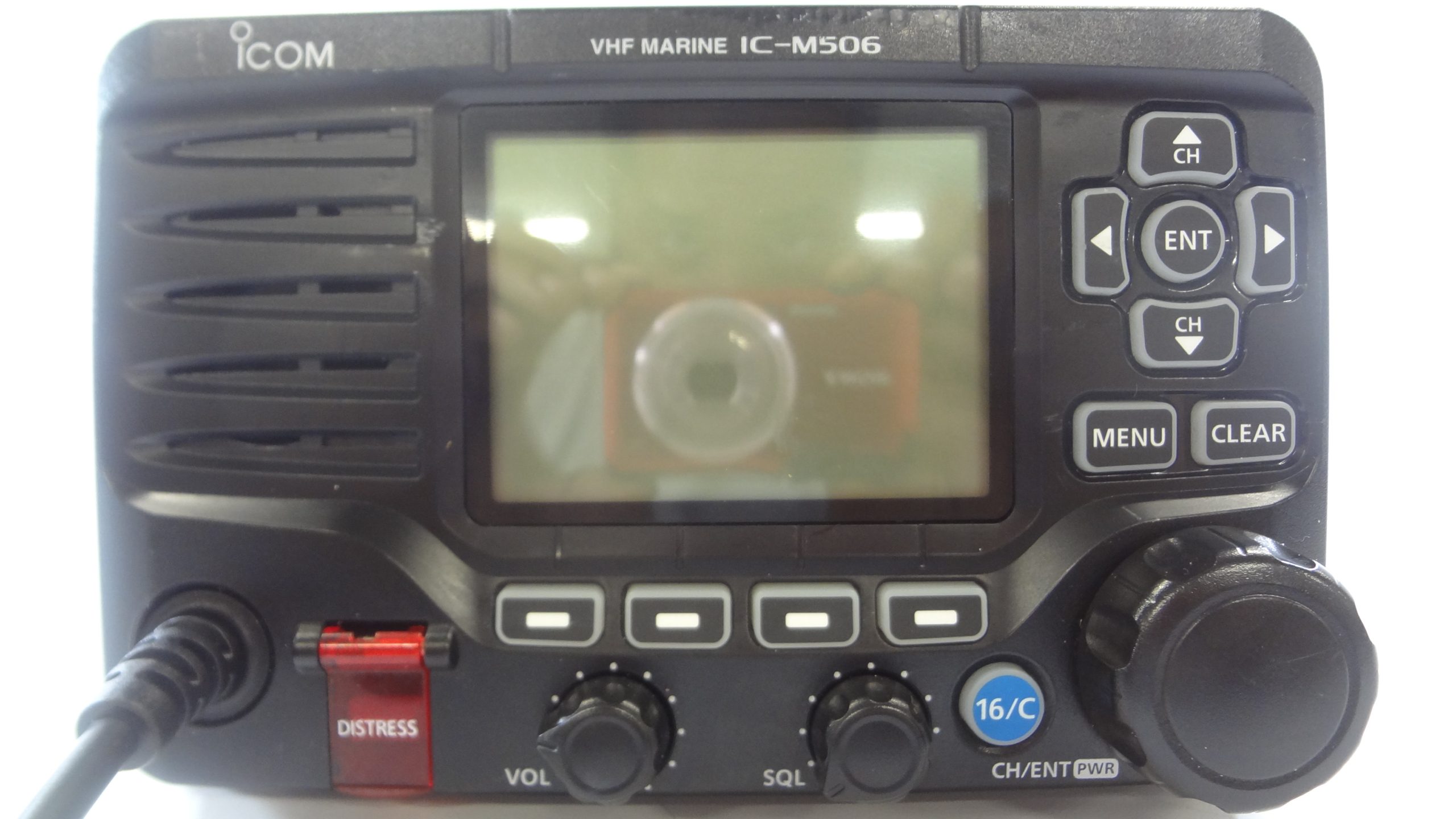Icom IC-M506 Submersible Marine VHF Radio Transceiver Unit N2K + HM ...