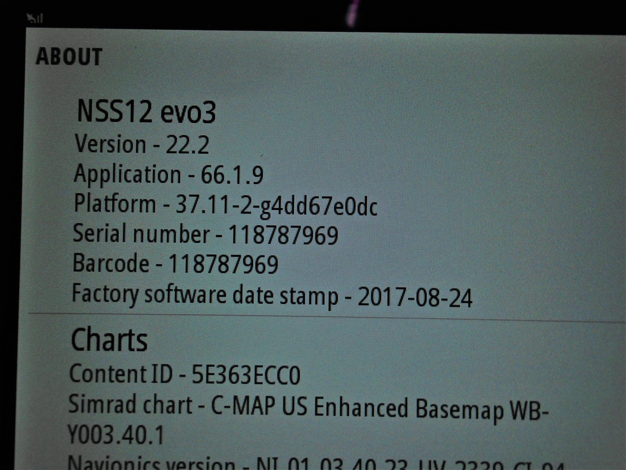 Simrad NSS12 Evo3 12" Touchscreen MFD Chartplotter Tested Good w ...