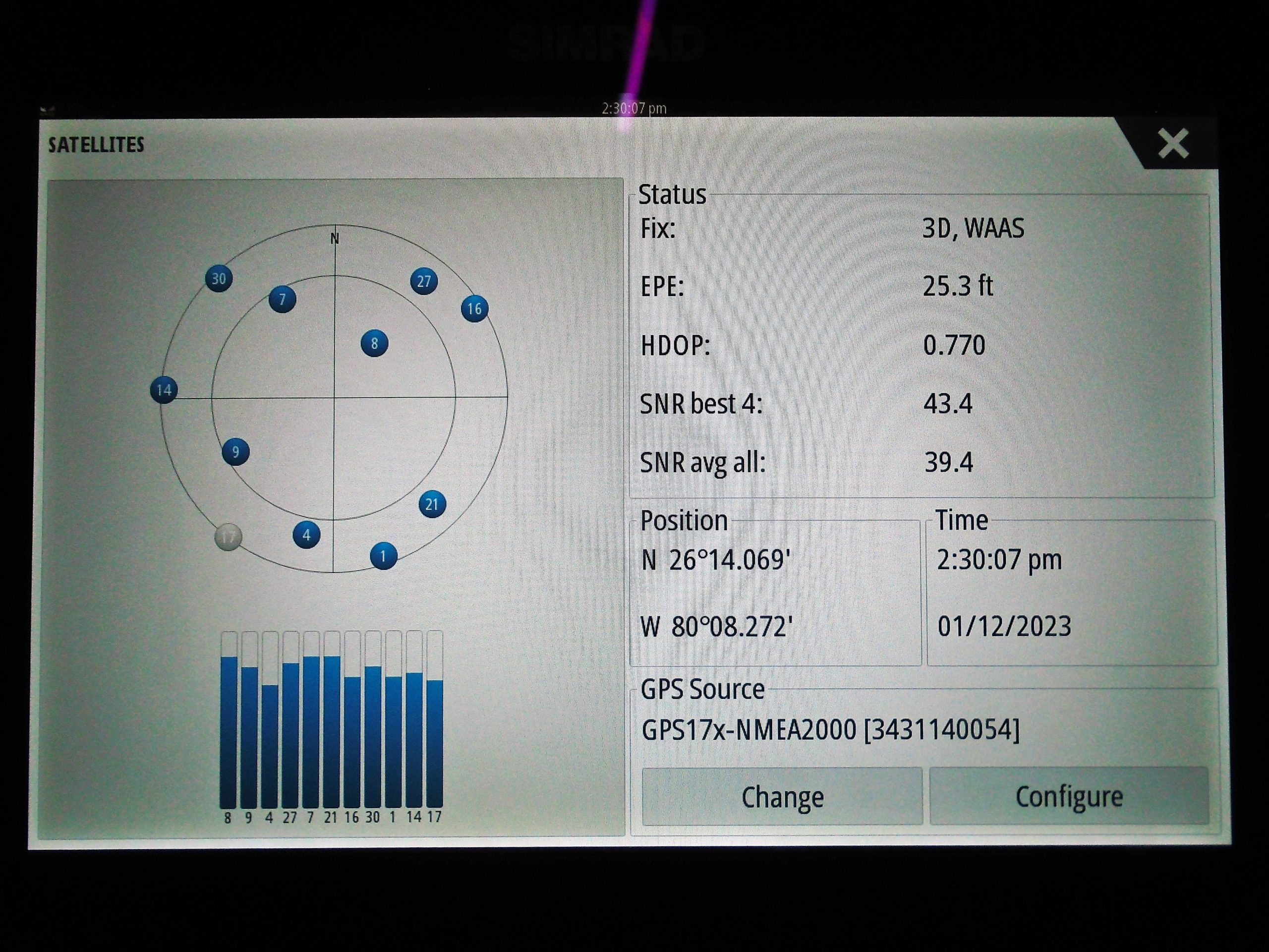 Simrad NSS12 Evo3 12" Touchscreen MFD Chartplotter Tested Good w ...