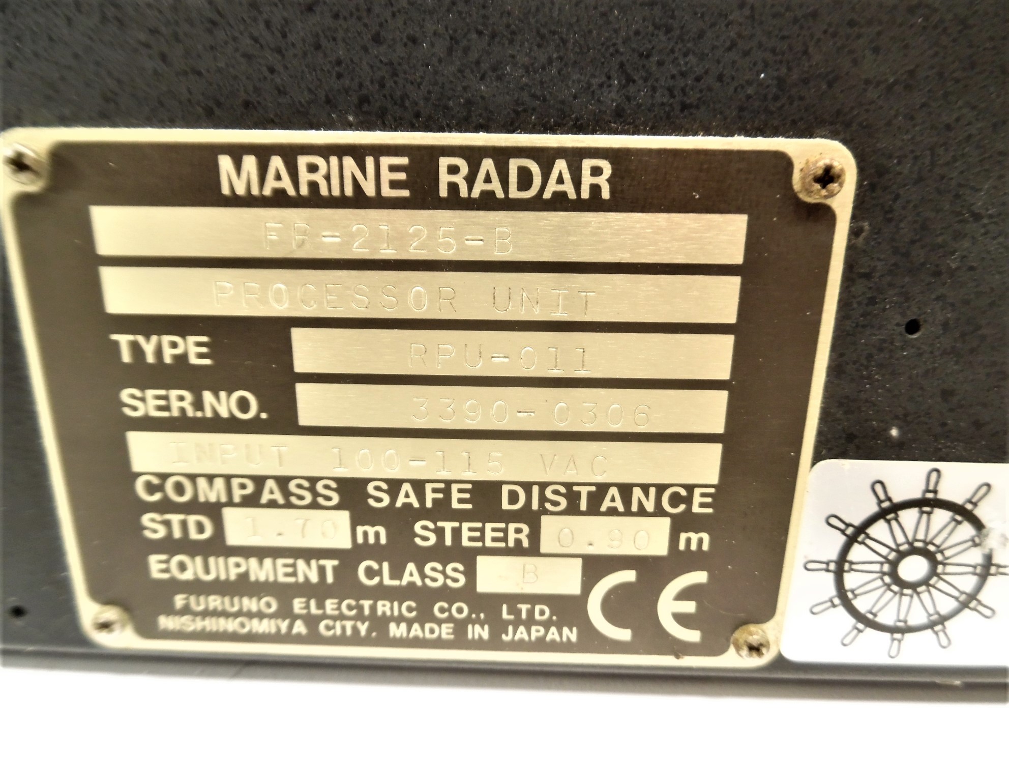 Furuno - FR-2125BB - Black Box - 25KW Radar System - ARPA Installed ...