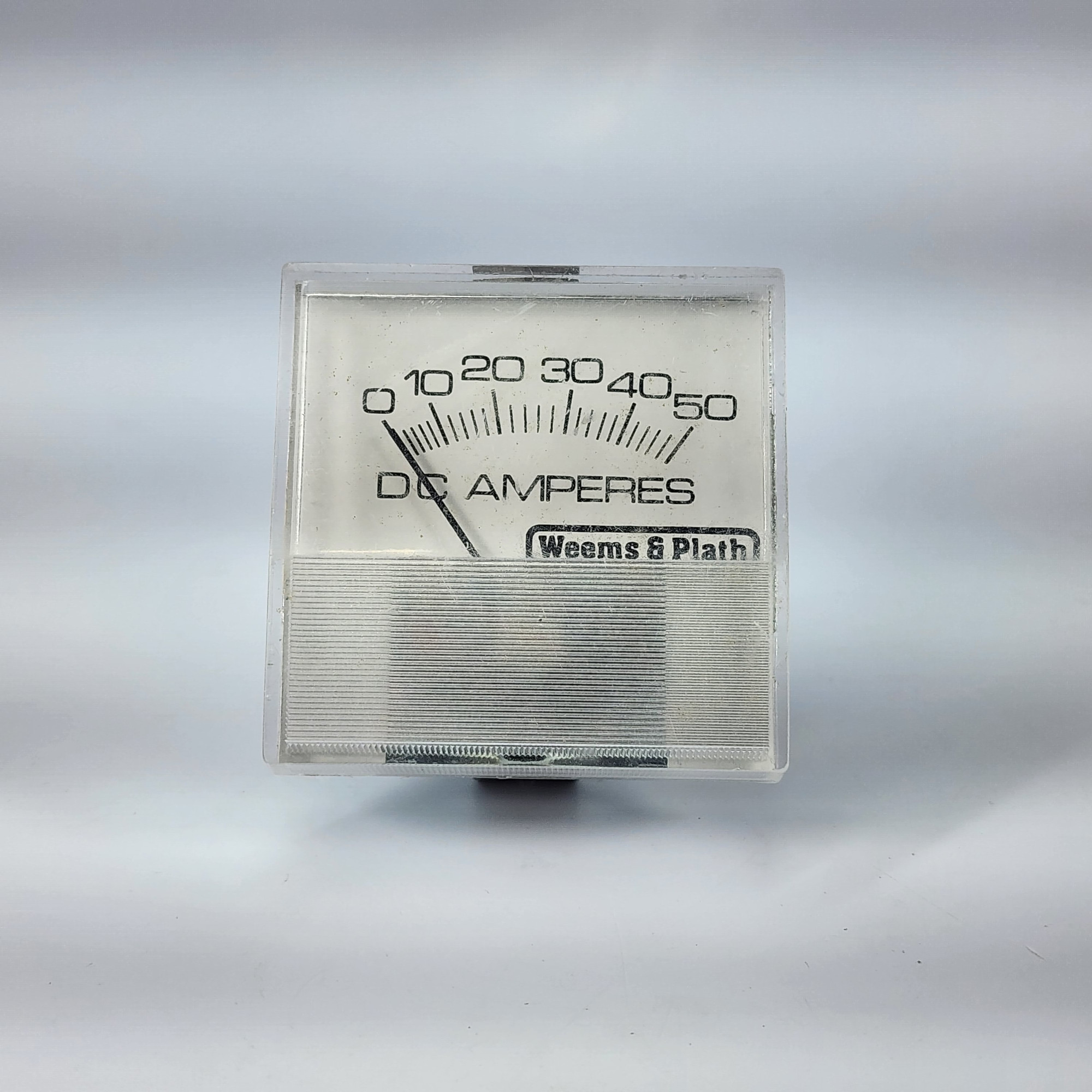 Weems & Plath DC Amperes Meter - 0-50 Amp - Prime - G5 - New Old Stock - Max Marine Electronics