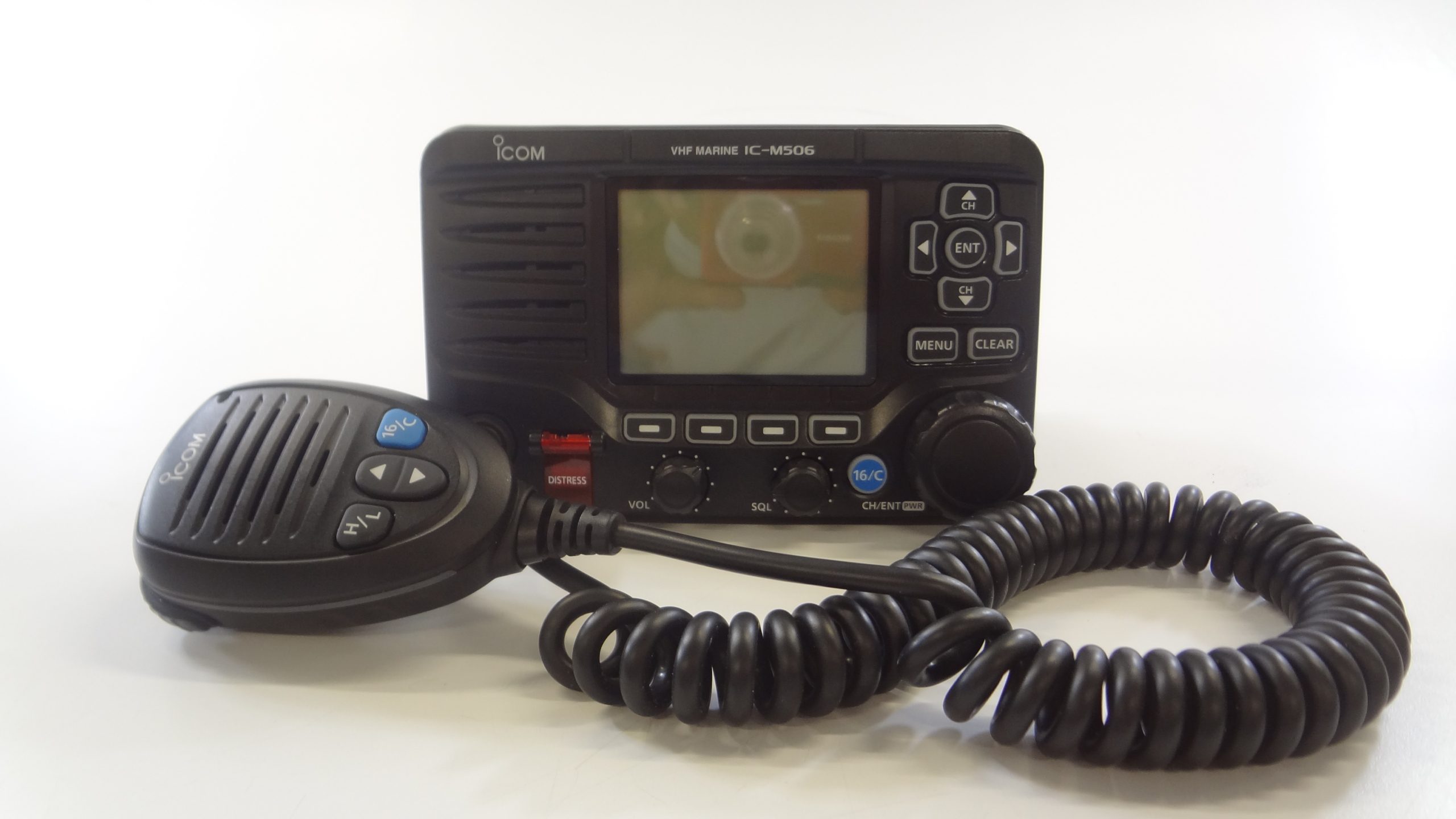 Icom IC-M506 Submersible Marine VHF Radio Transceiver Unit + HM-205B ...
