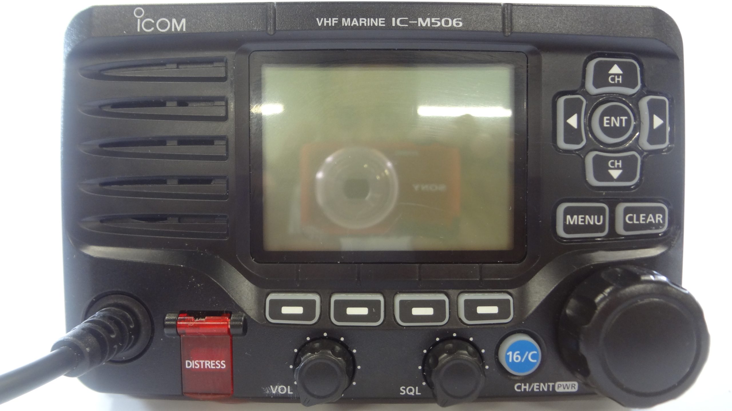Icom IC-M506 Submersible Marine VHF Radio Transceiver Unit N2K + HM ...
