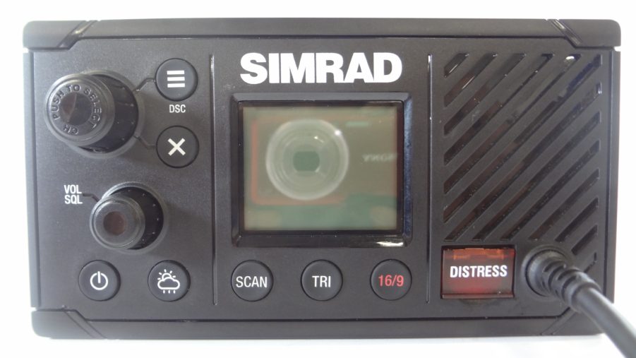 Simrad RS20S Submersible Marine VHF Radio Transceiver Unit w/ Mic and ...
