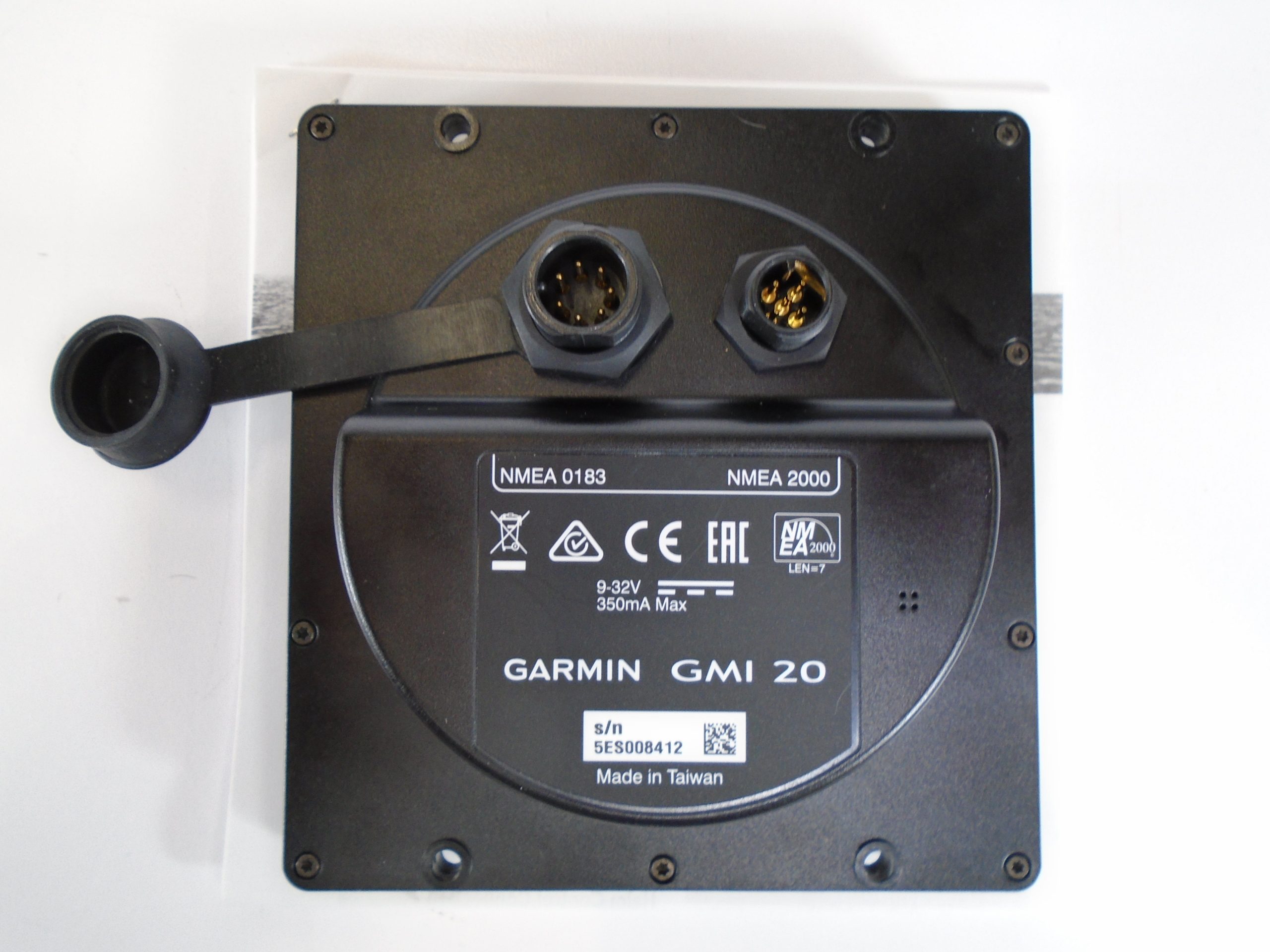 Garmin GMI20 Color Marine NMEA2k Instrument + Suncover - Tested (90 Day ...