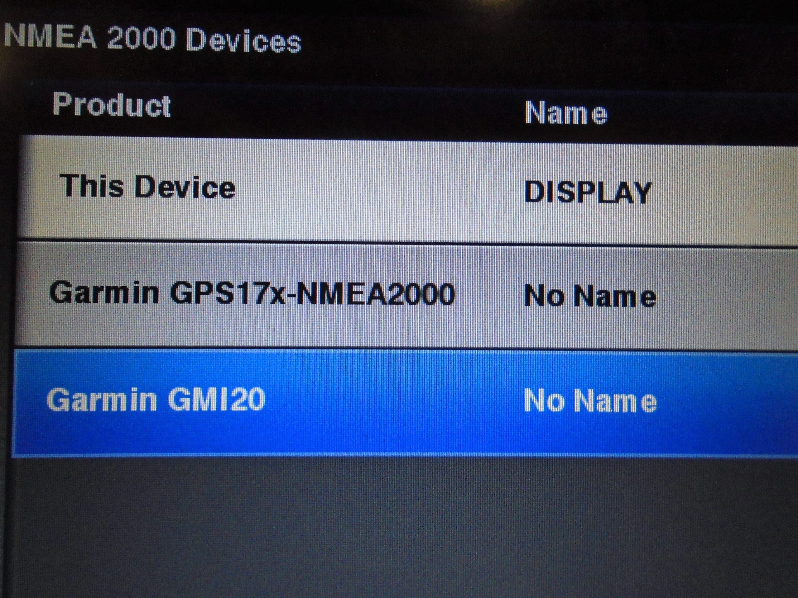 Garmin GMI20 Color Marine NMEA2k Instrument + Suncover - Tested 90 Day ...