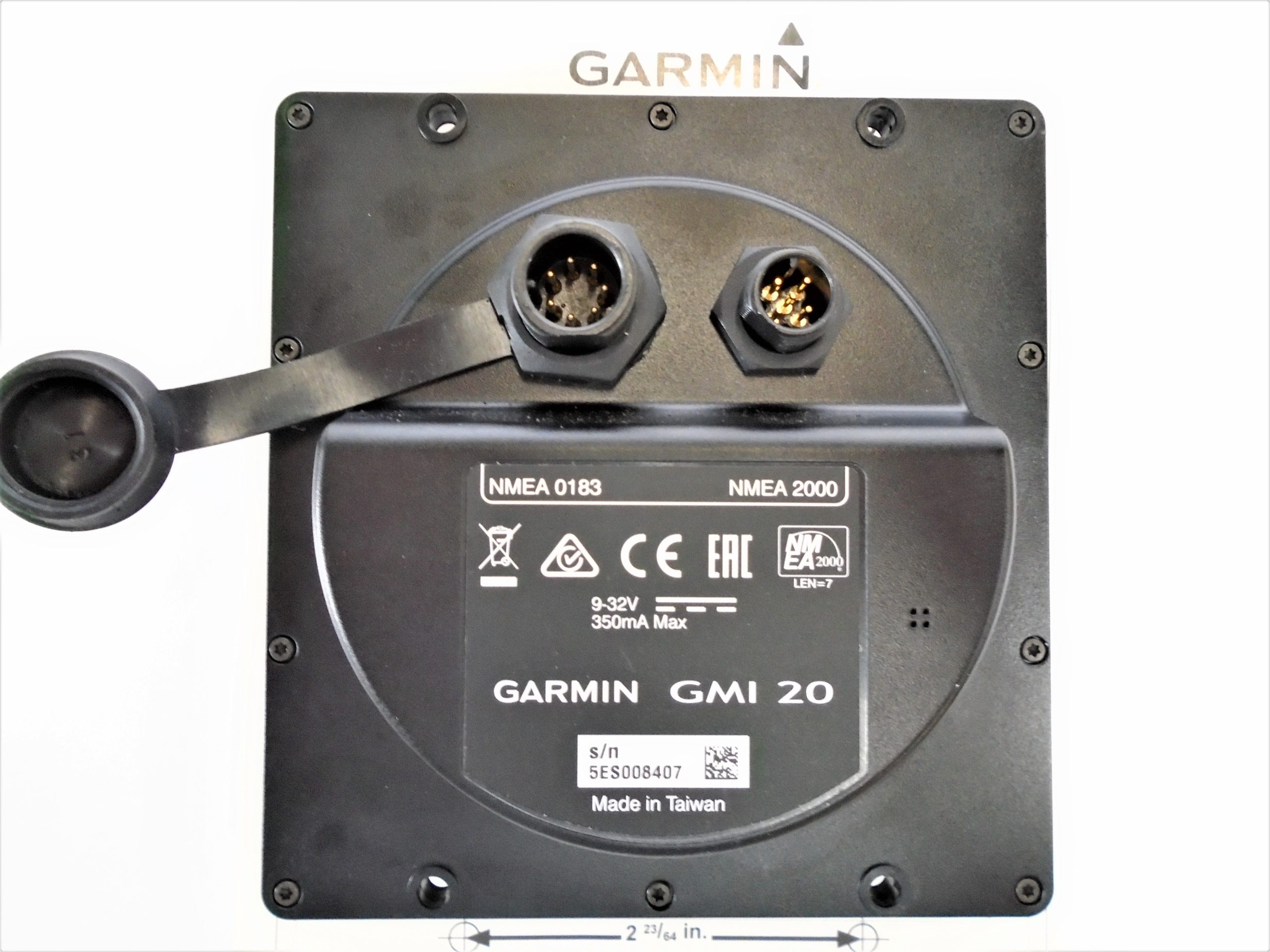 Garmin GMI20 Color Marine NMEA2k Instrument + Suncover - Tested 90 Day ...