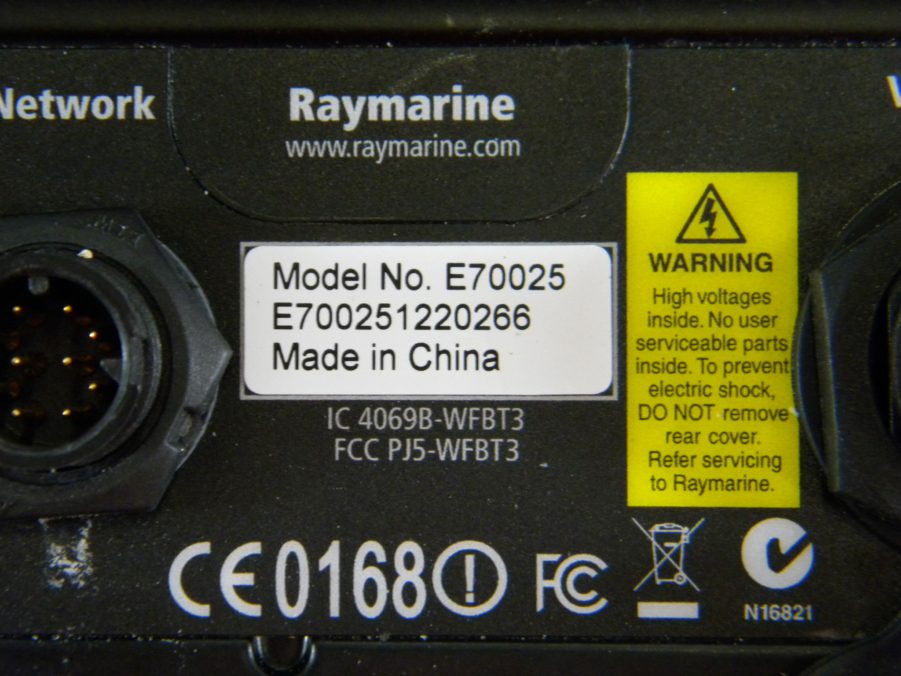 Raymarine e165 15.4" HybridTouch MFD Display -E70025- 90 Day Warranty ...
