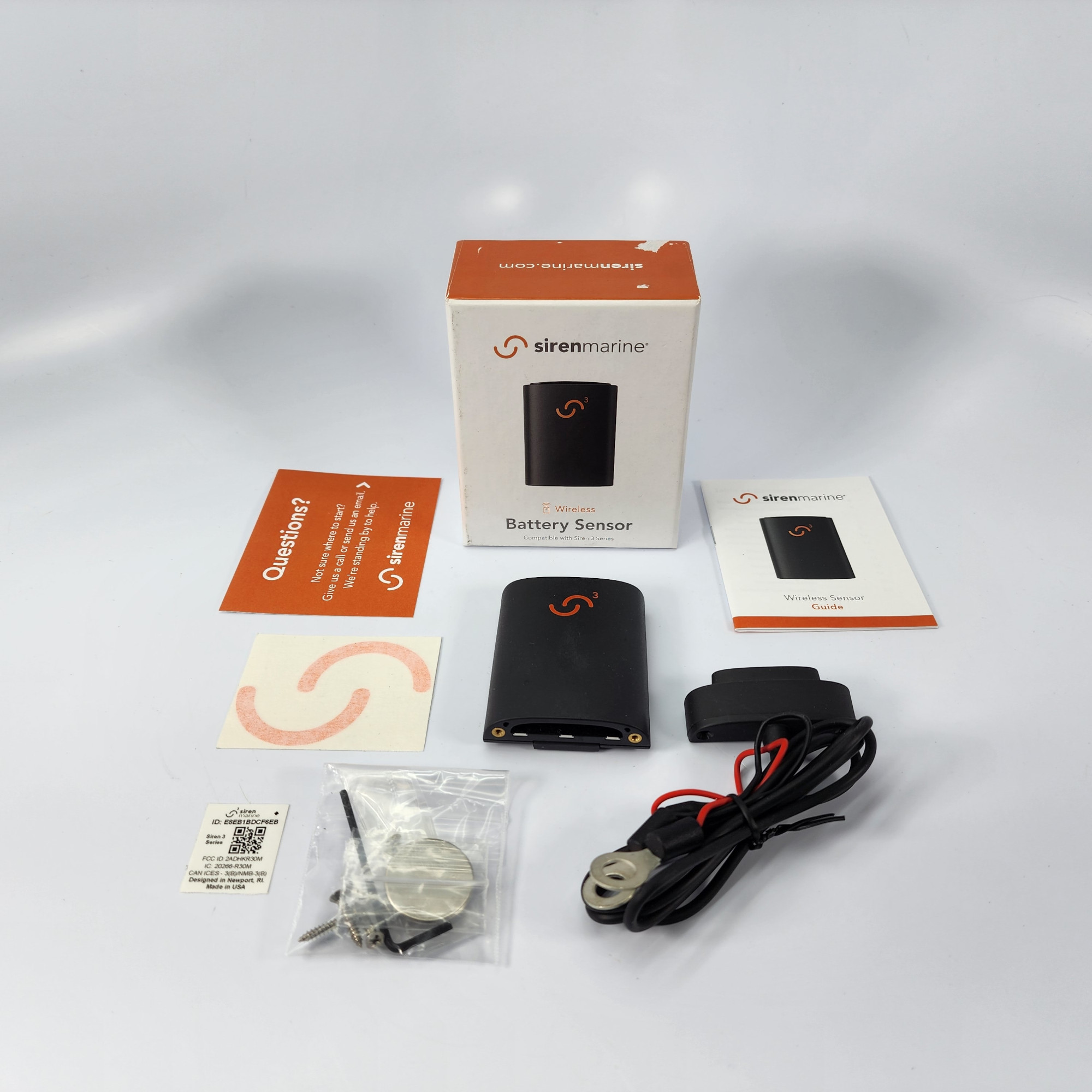 Siren Marine Wireless Battery Sensor for Siren 3 - SM-WLS3-BATT-917 ...