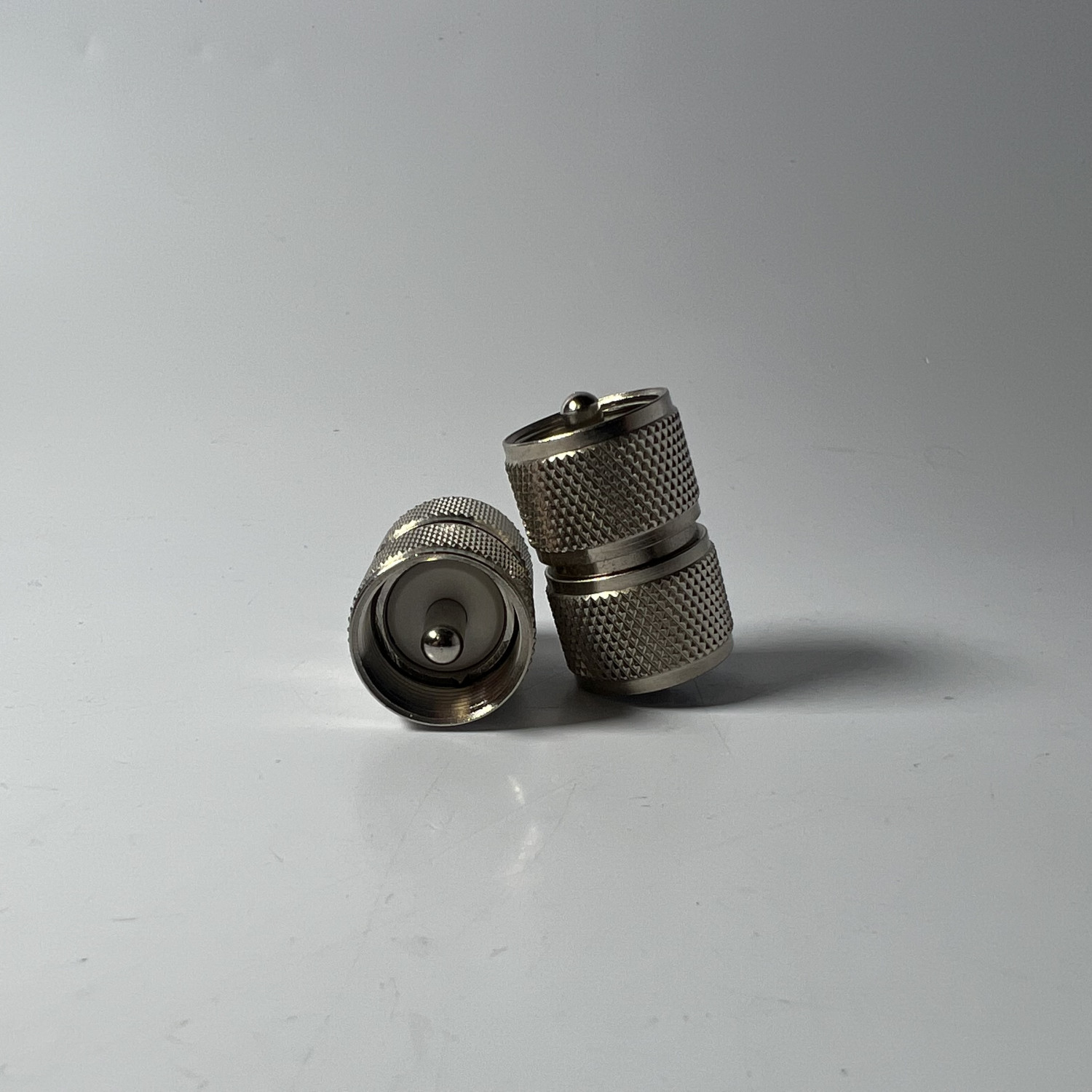 PL-259 UHF Male to Male Barrel Coupler RF Coax Connectors - LOT OF 2 ...