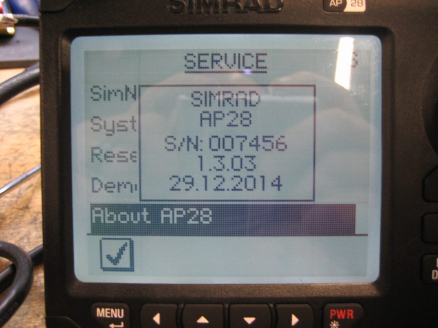 Simrad AP28 Autopilot Control Head 22096622/Fully Tested - Free ...