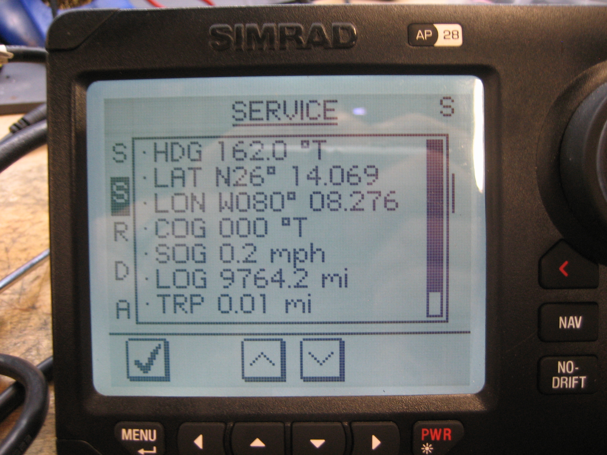 Simrad AP28 Autopilot Control Head 22096622/Fully Tested - Free ...