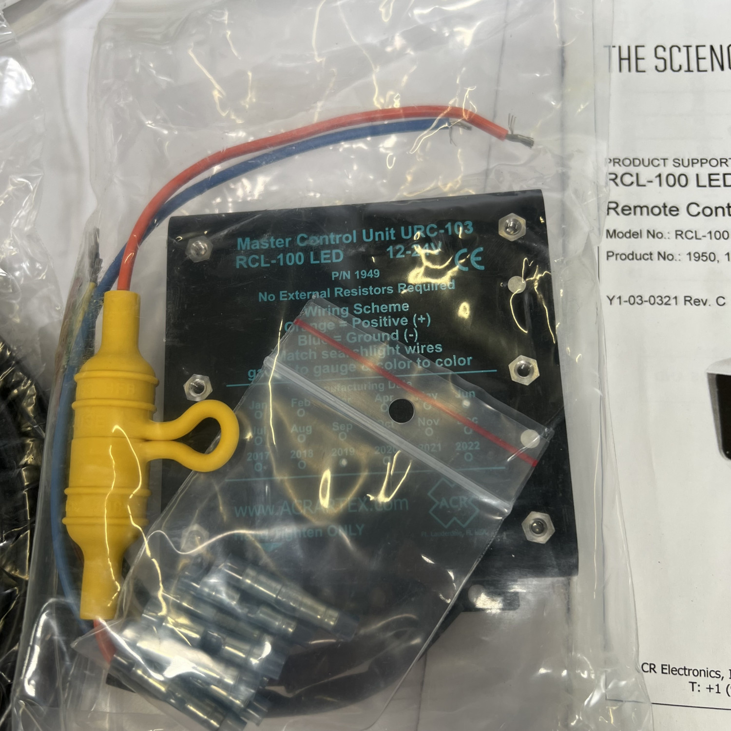 ACR RCL-100 LED Spotlight Controller w/ Wired Point Pad *NEW OLD ...