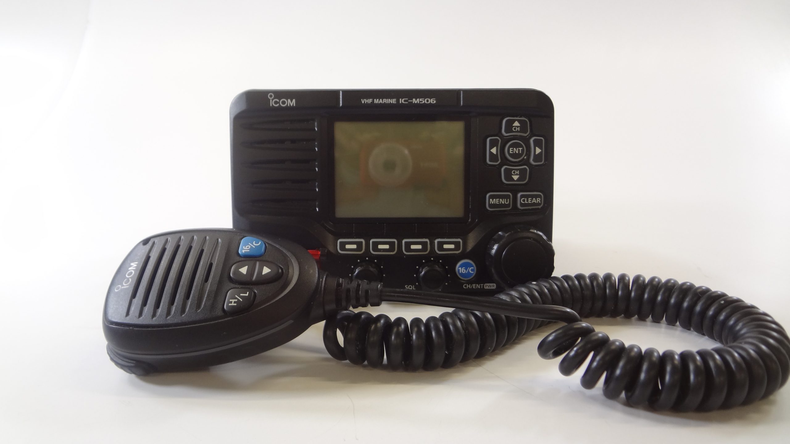 Icom IC-M506 Submersible Marine VHF Radio Transceiver Unit N2K/AIS + HM ...