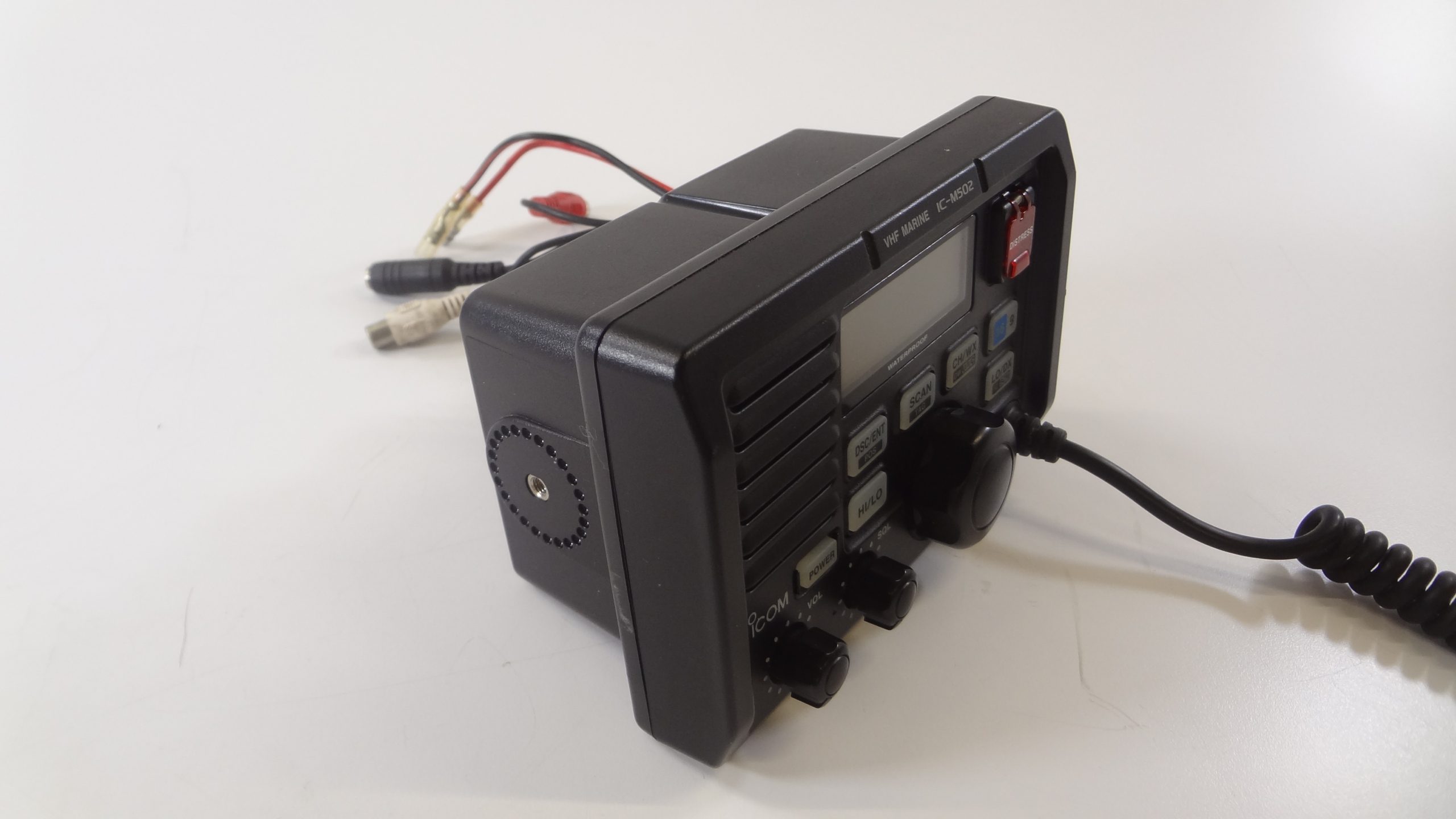 Icom IC-M502 Marine Two-Way VHF Radio Transceiver Unit W/Icom HM-144B ...