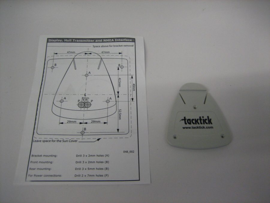 Raymarine Tacktick Micronet T130 Dovetail Bracket - White *NEW* - Max ...