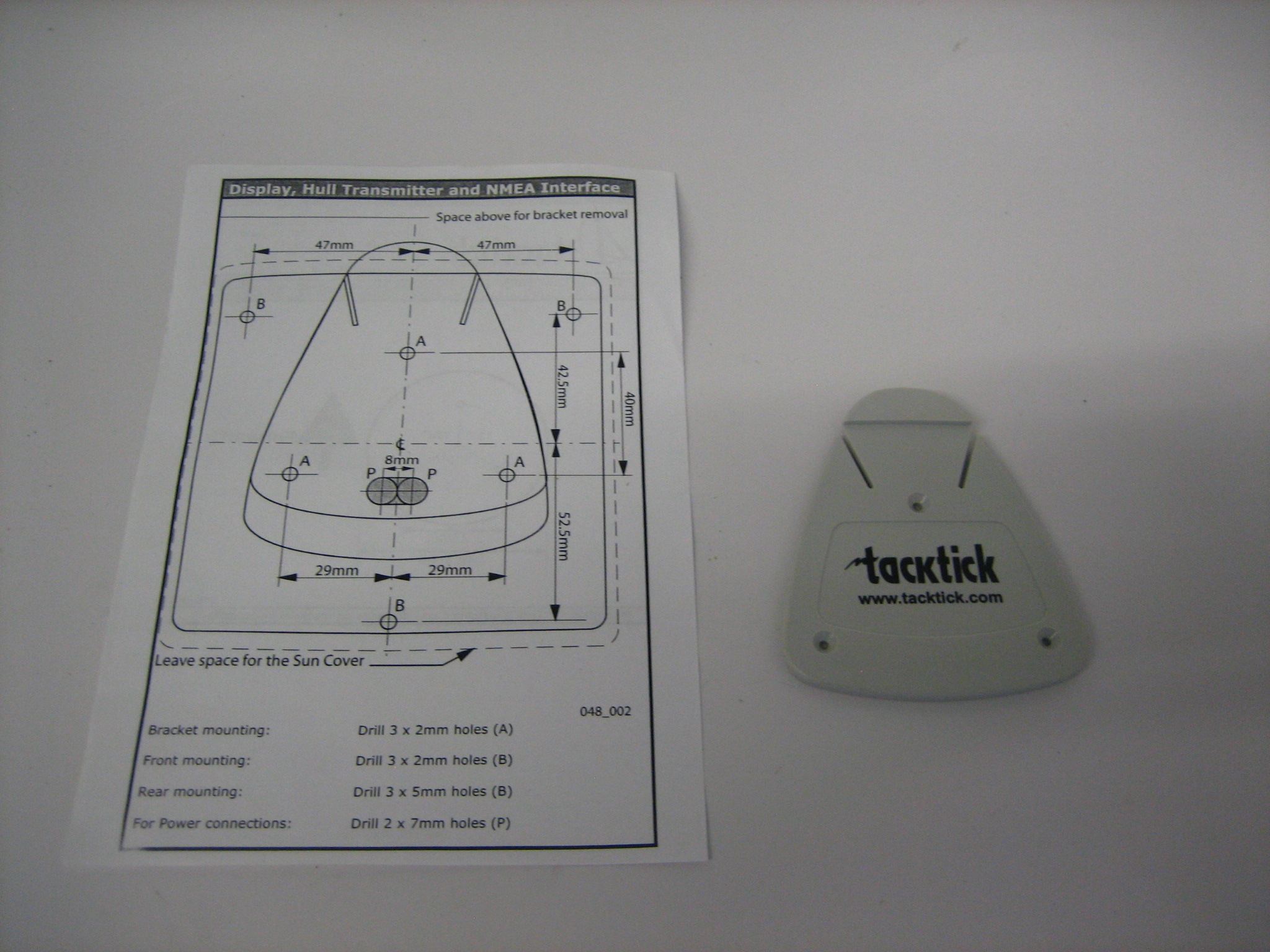 Raymarine Tacktick Micronet T130 Dovetail Bracket - White *NEW* - Max ...