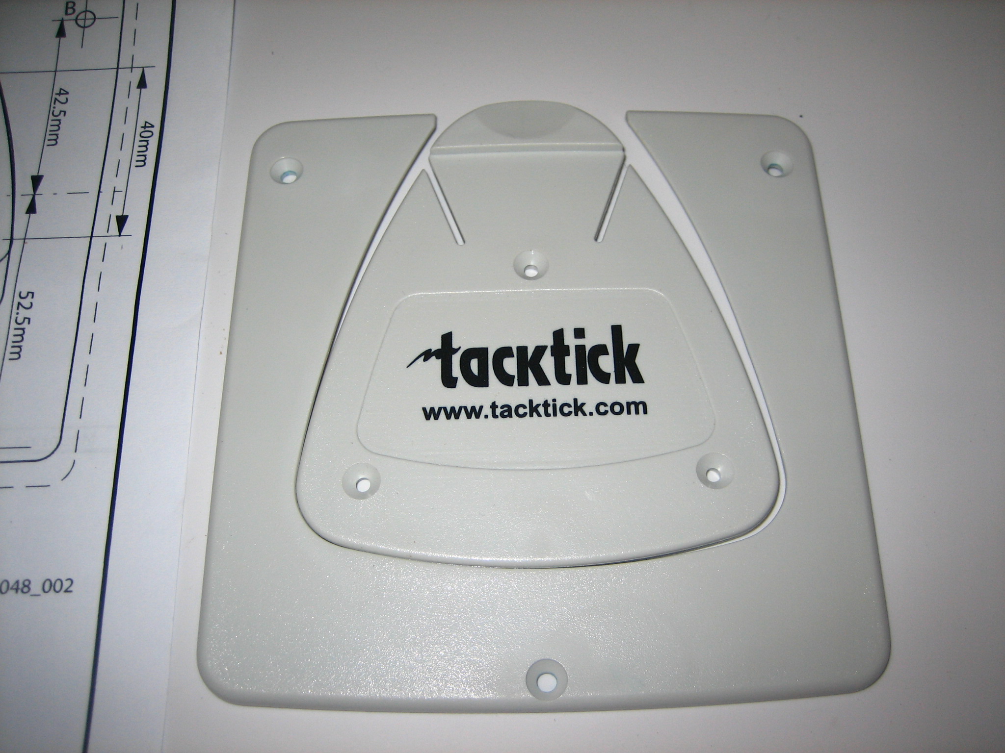 Raymarine Tacktick Micronet TA115 Cradle & Dovetail Bracket Kit - White ...