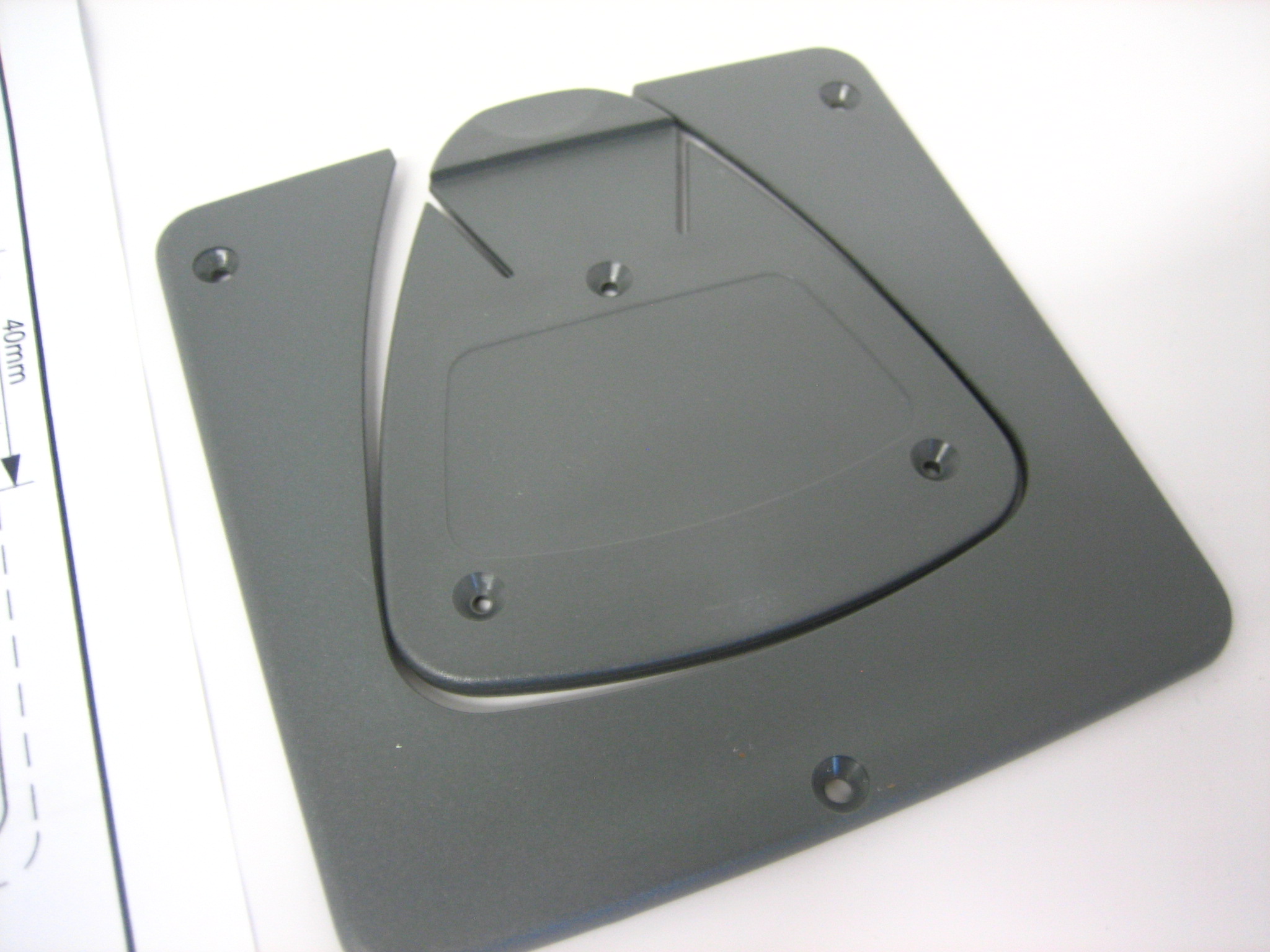 Raymarine Tacktick Micronet TA115 Cradle & Dovetail Bracket Kit - Gray ...