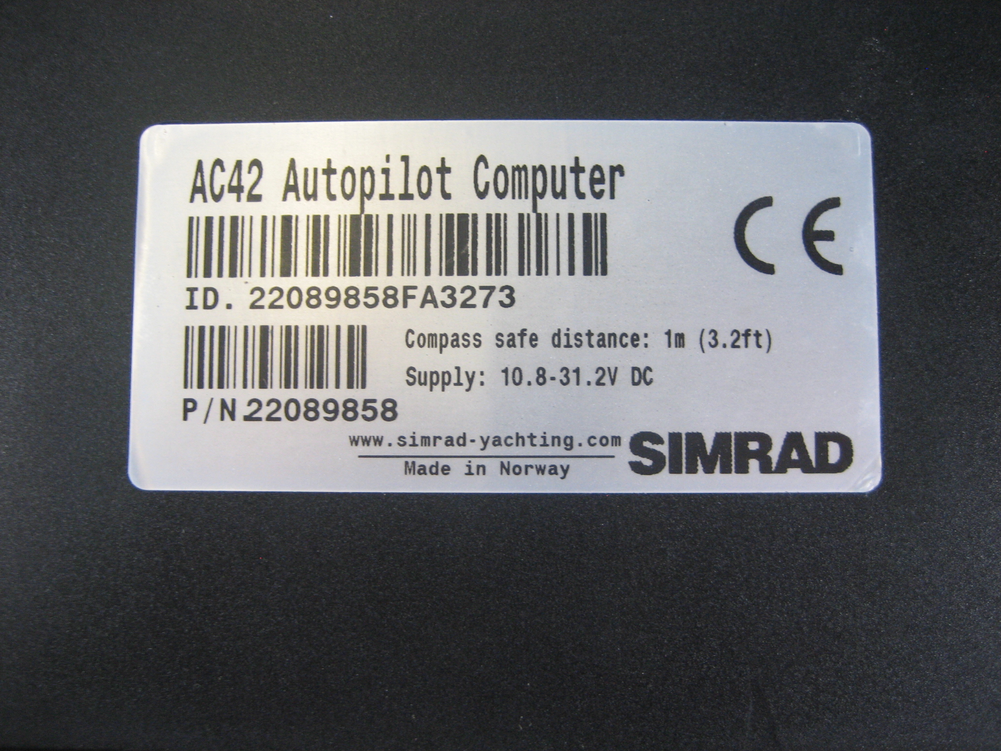 Simrad/AC42 Autopilot Computer 22089858/For AP24/AP28-Tested/Updated ...
