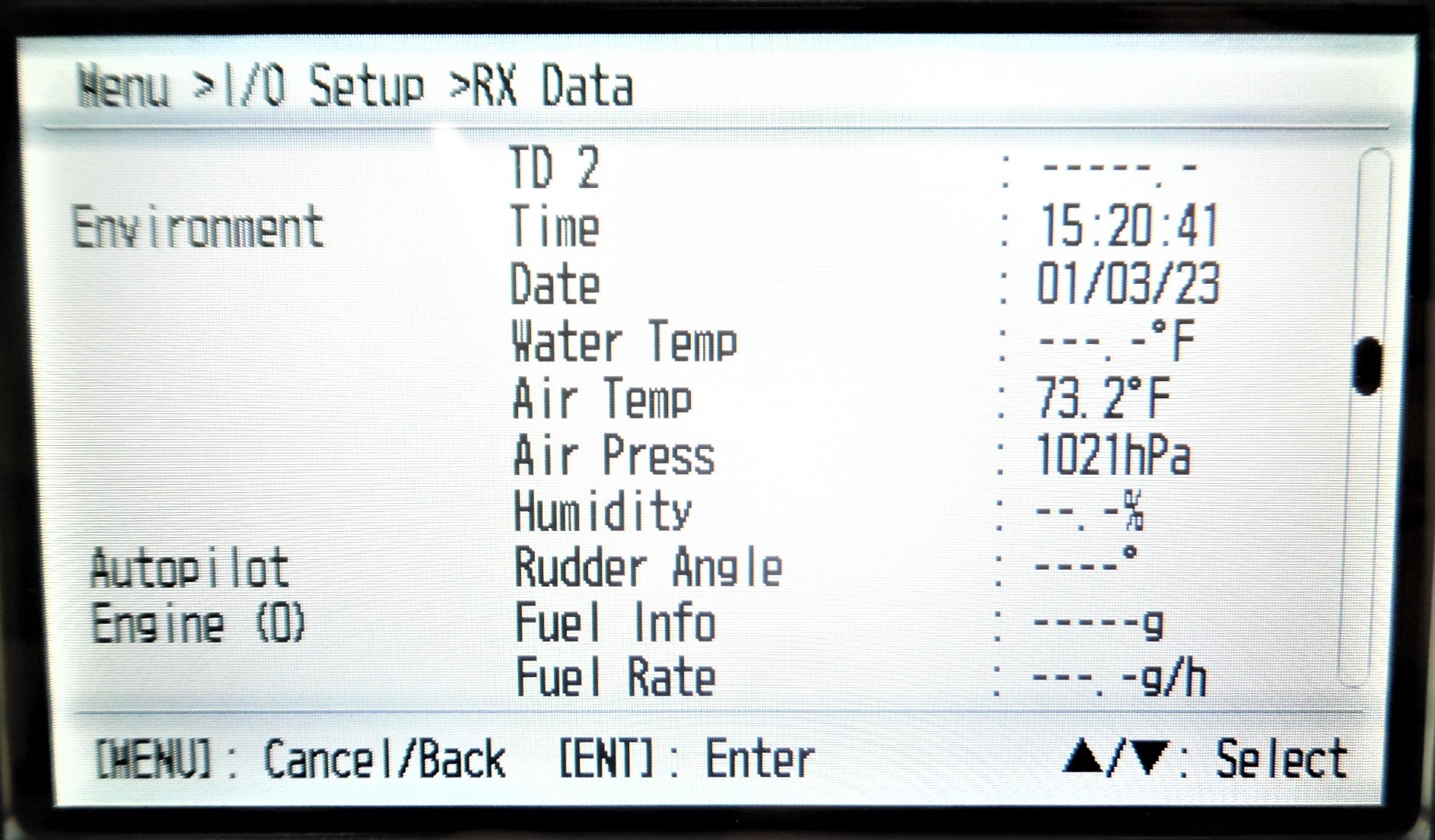 Furuno RD-33 Navigational Data Organizer - Color N2K Data Display ...