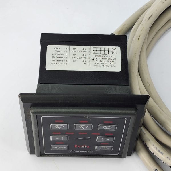 Exalto Wiper Control Type CT3EX 3-Wiper Control Panel 12/24V Dashboard ...