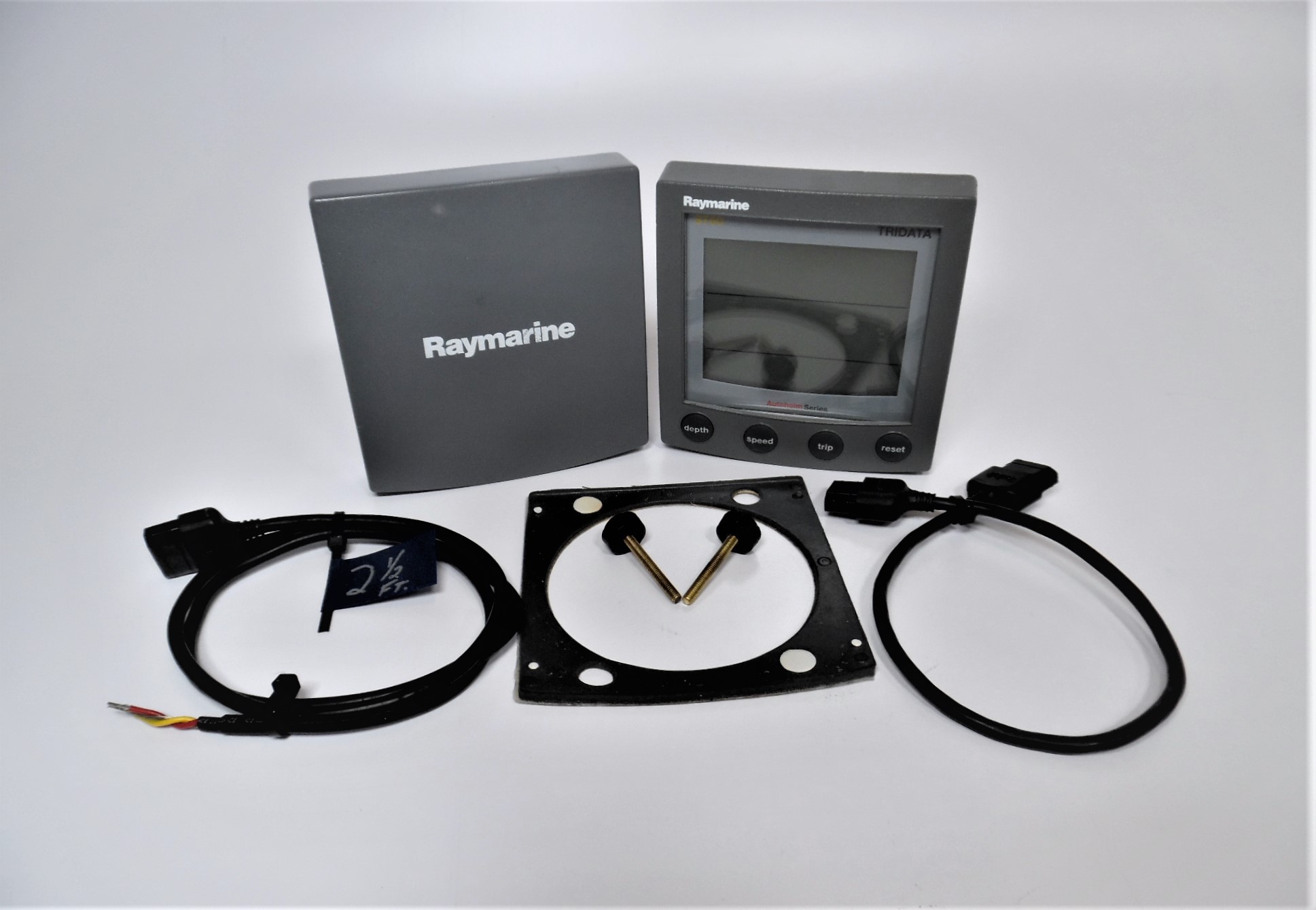 Raymarine ST60 TriData Instrument Display + Sun Cover - A22004 - Great ...