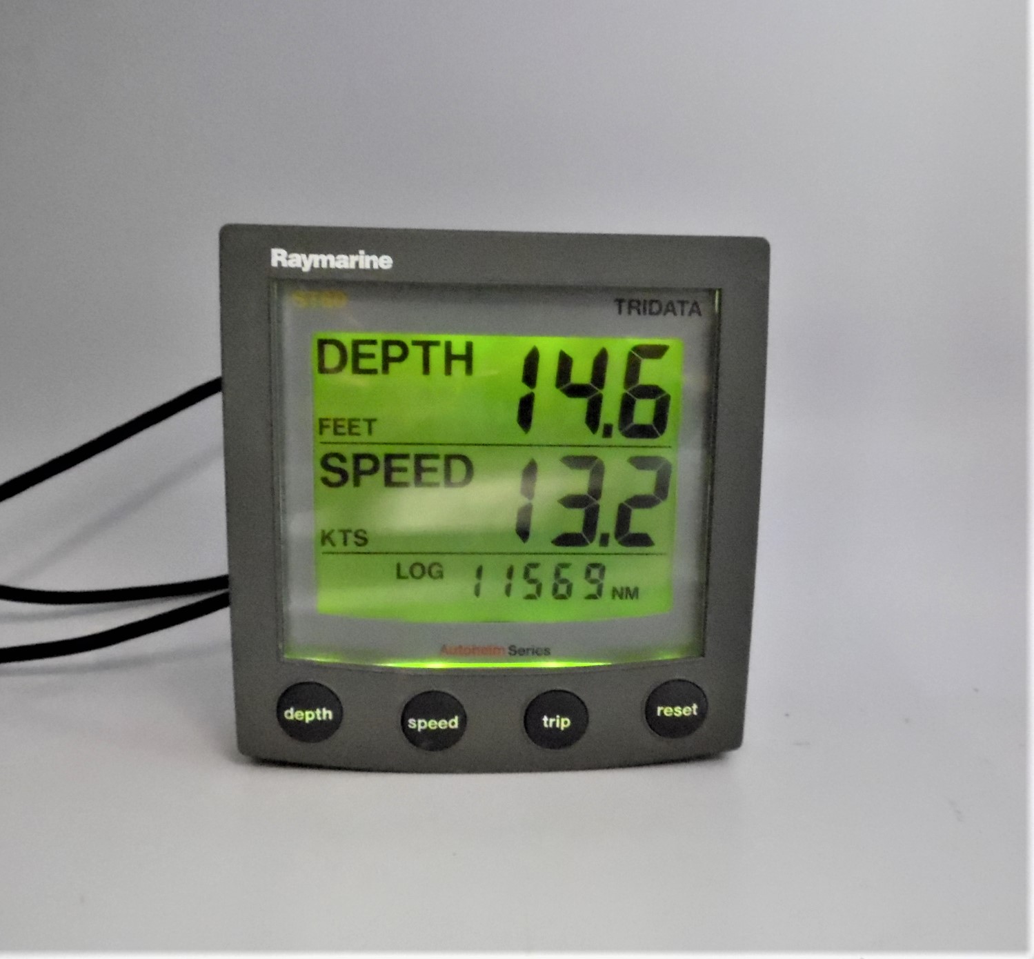 Raymarine ST60 TriData Instrument Display + Sun Cover - A22004 - Great ...