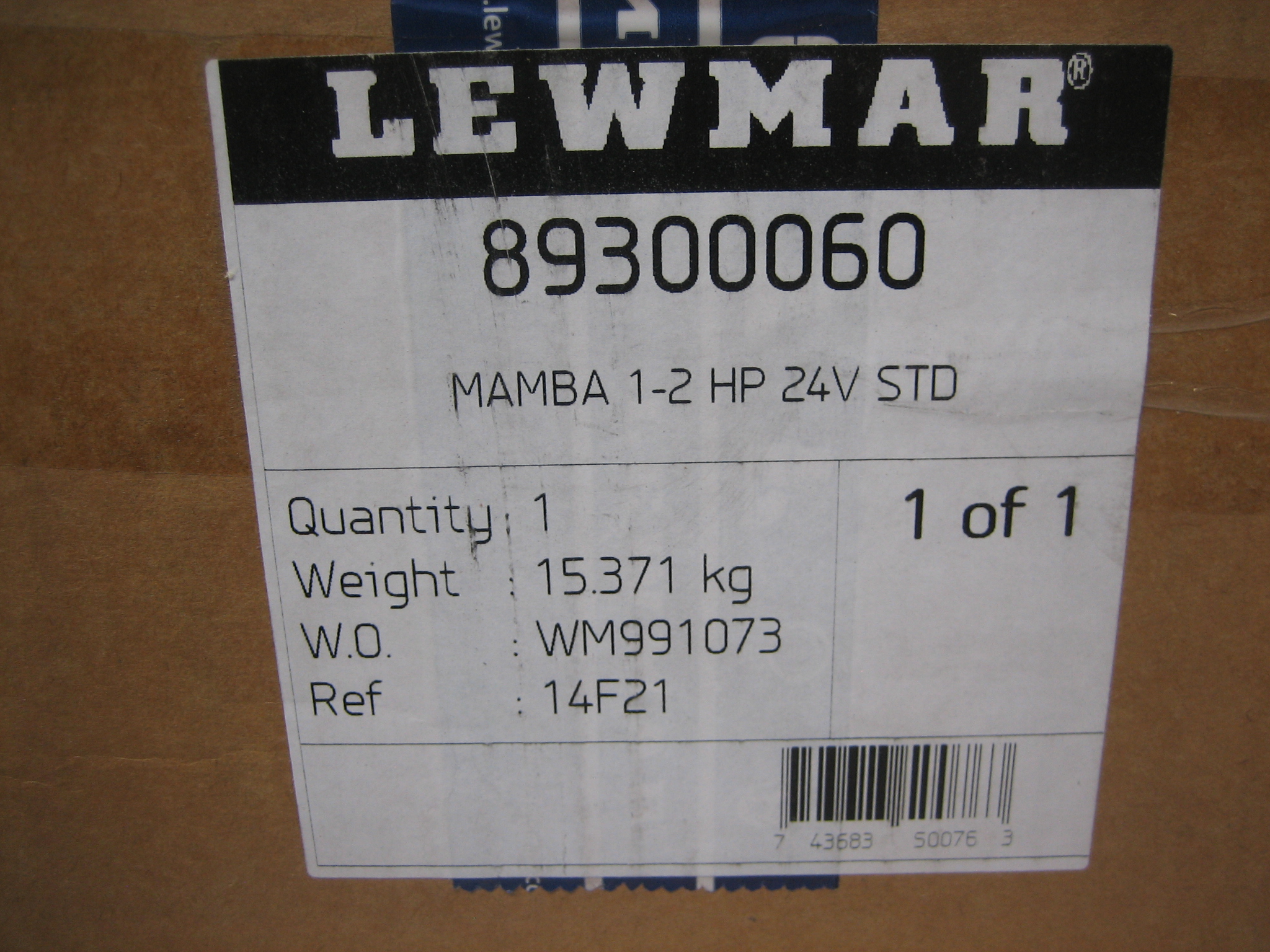 Lewmar Mamba Autopilot Drive Unit - 1/2hp 24v Std 89300060 - NEW OPEN ...