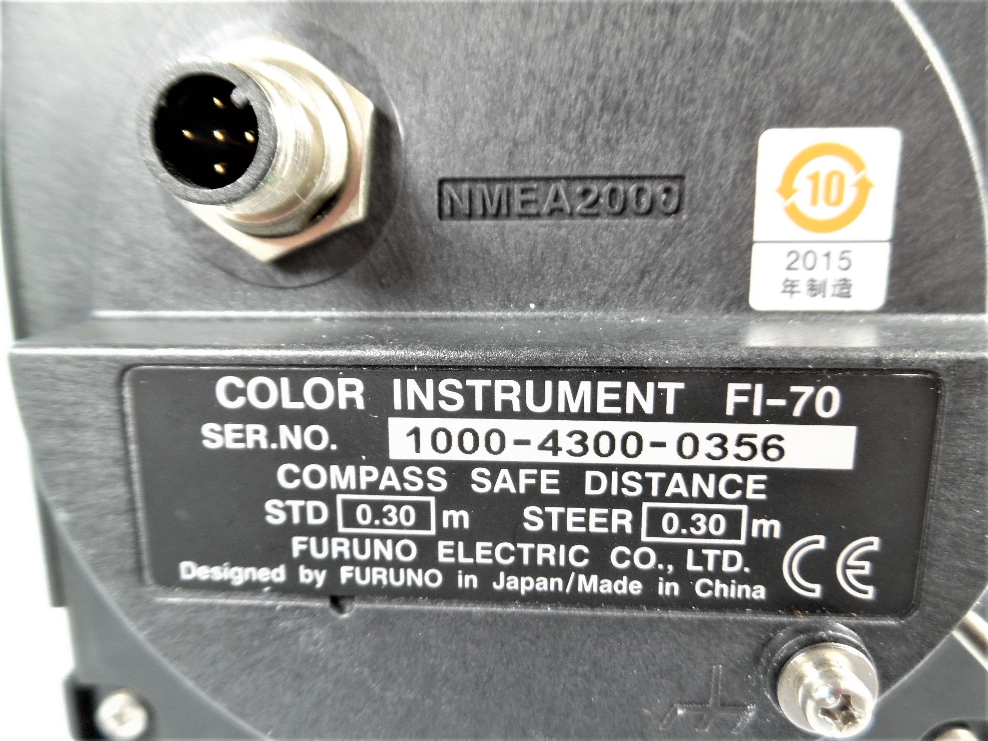 Furuno - FI-70 - 4.1" Color LCD Instrument Display - OK Cond. - Tested ...