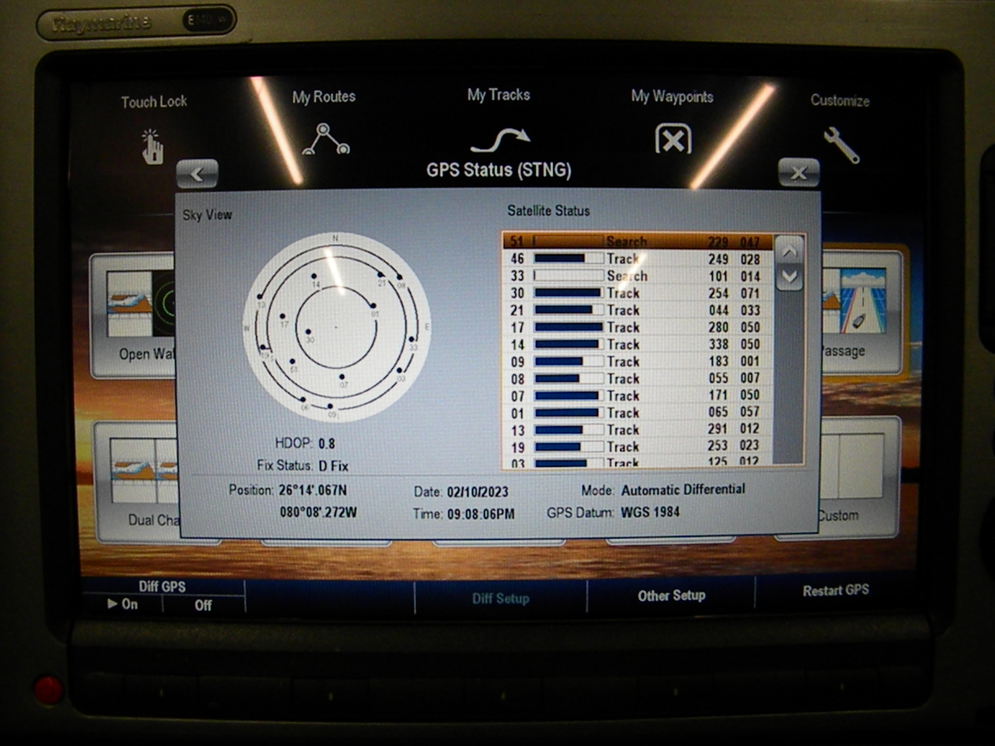 Raymarine E140W HybridTouch 14" MFD w/Bezel & Sun Cover -E62226- 90 Day Warr!! - Max Marine ...