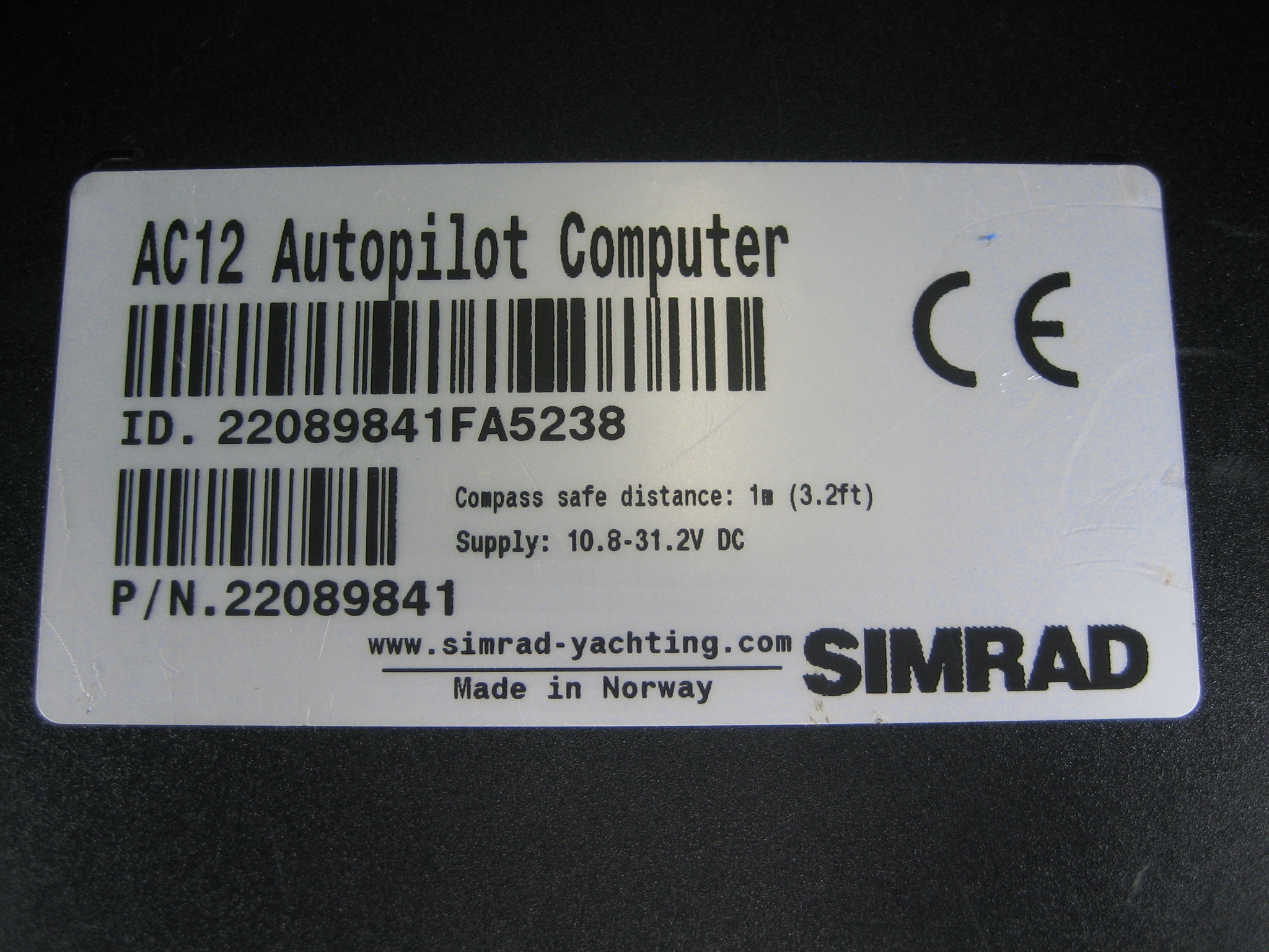 Simrad-AC12-Autopilot Computer-22089841-For AP24-AP28/GOOD/UPDATED ...