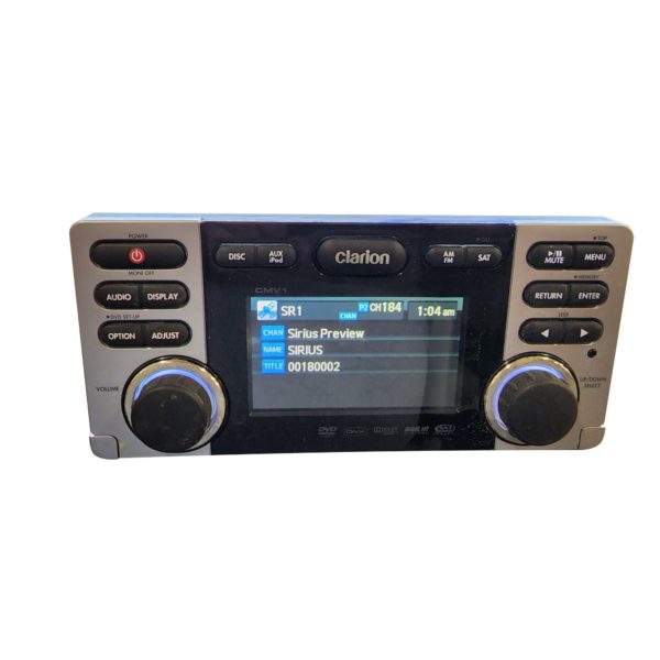 Clarion - CMV1 Marine DVD/CD/USB AM/FM XM Receiver - TESTED - See ...