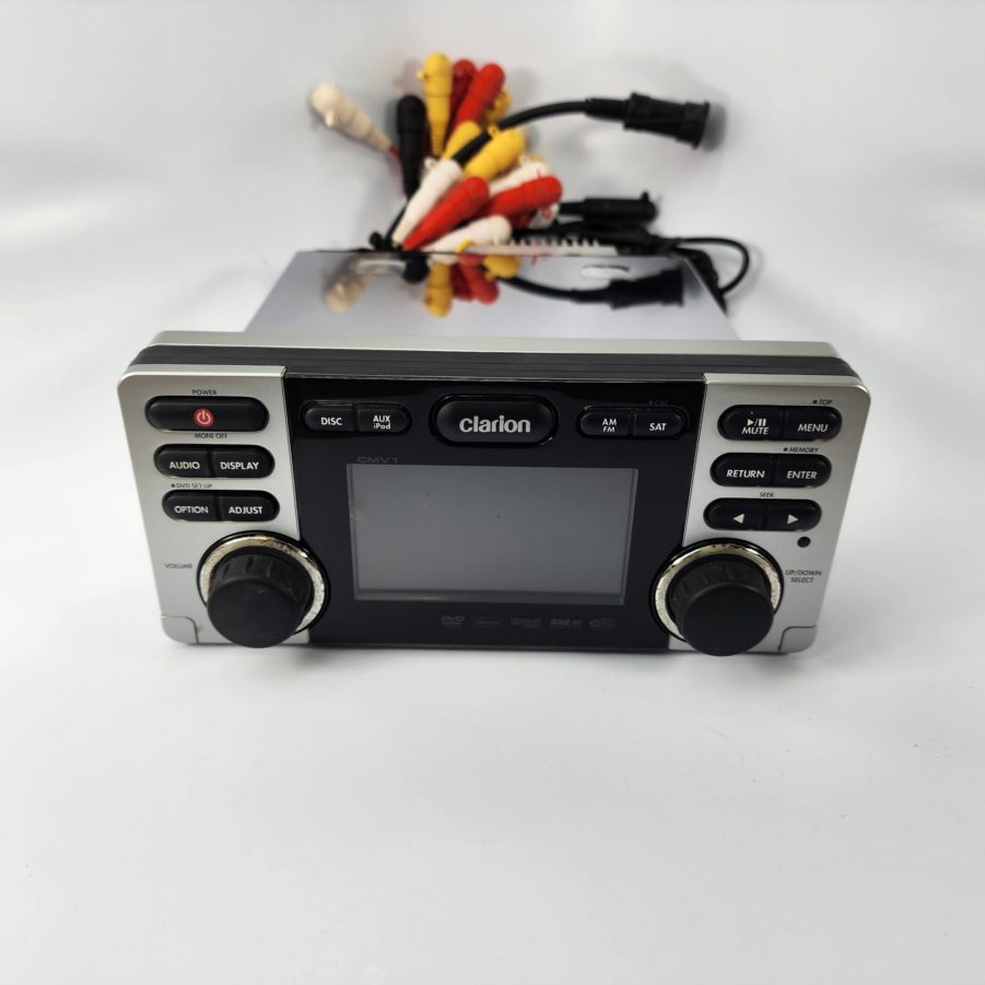 Clarion - CMV1 Marine DVD/CD/USB AM/FM XM Receiver - TESTED - See ...