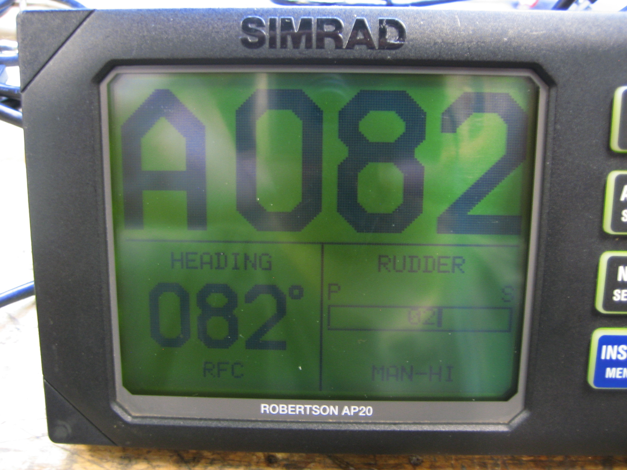 Simrad AP20 Autopilot Control Head-22084594-Good Cond-Rebuilt LCD ...