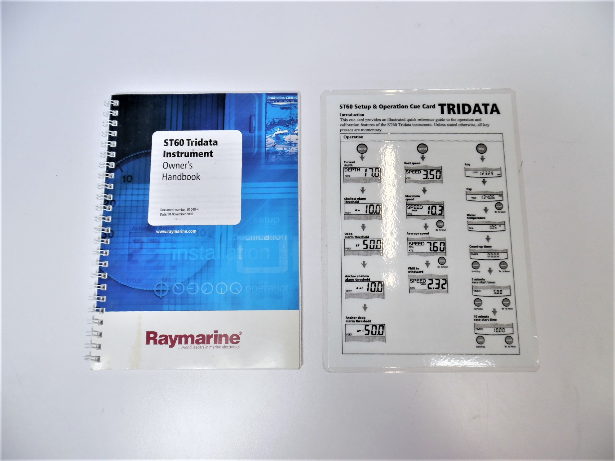 Raytheon ST60 TriData Display w/ Accessories & Sun Cover - A22013 - Max ...