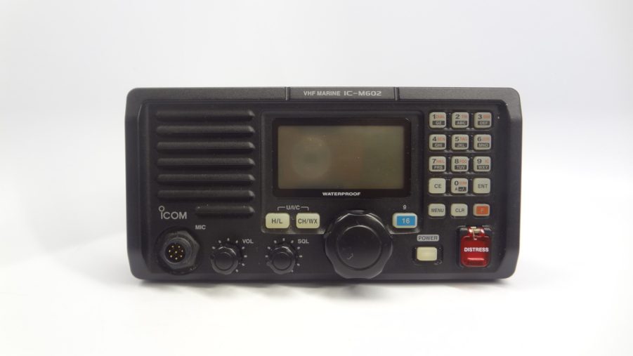 Icom IC-M602 Submersible Marine VHF Radio Transceiver Unit No Hand Mic ...