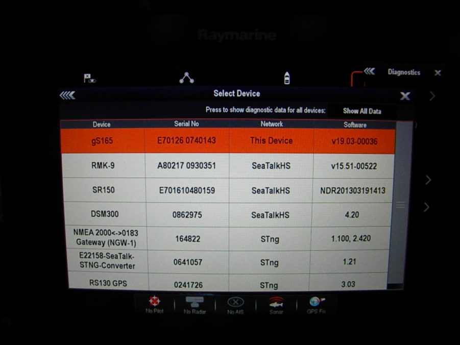 Raymarine gS165 15.4" Glass Bridge Touchscreen Chartplotter -E70126- 90 Day Warr - Max Marine ...