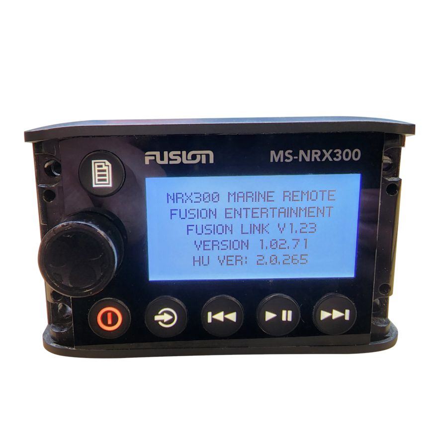 Fusion - MS-NRX300 Wired Marine Remote and NMEA 2000 Repeater - TESTED ...