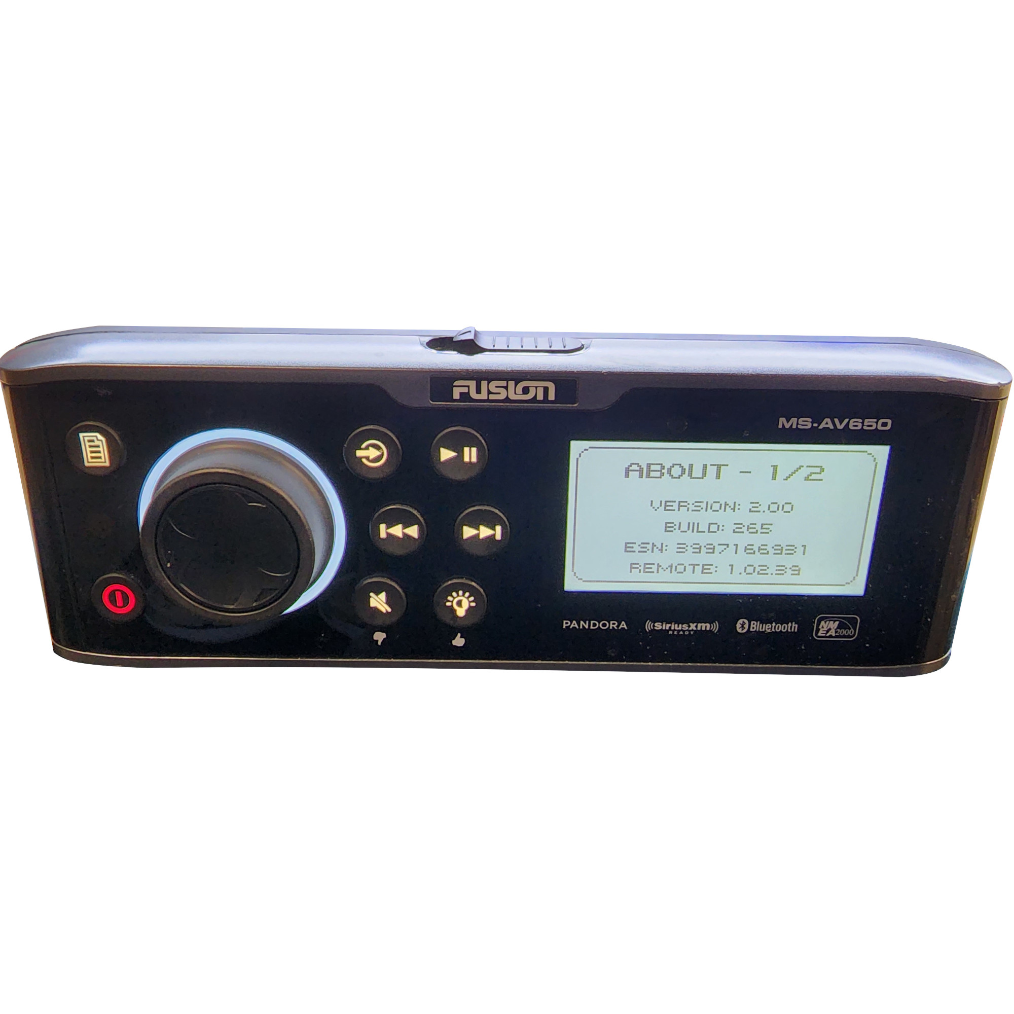 Fusion MS-AV650 Marine Entertainment System with DVD/CD Player - TESTED ...