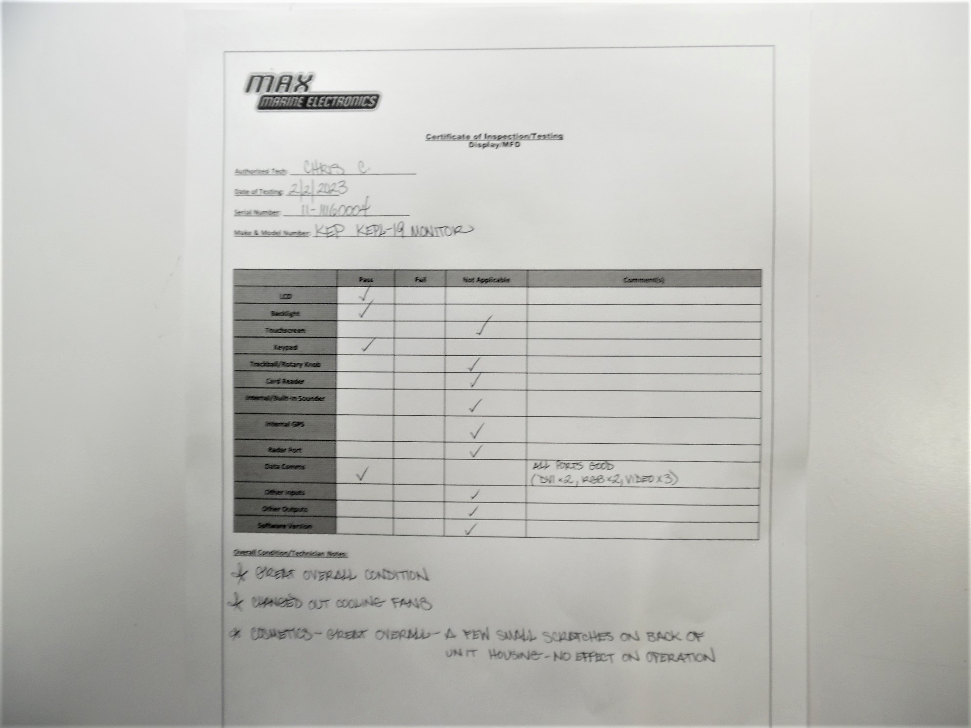 KEP Marine KEPL-19 Lite Series 19" Sunlight-Viewable Marine Monitor ...