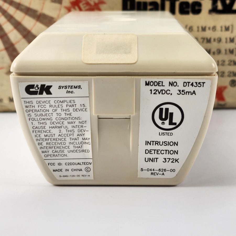 CK-Systems Dual-Tec IV DT435T Combination Microwave & Passive Infrared ...