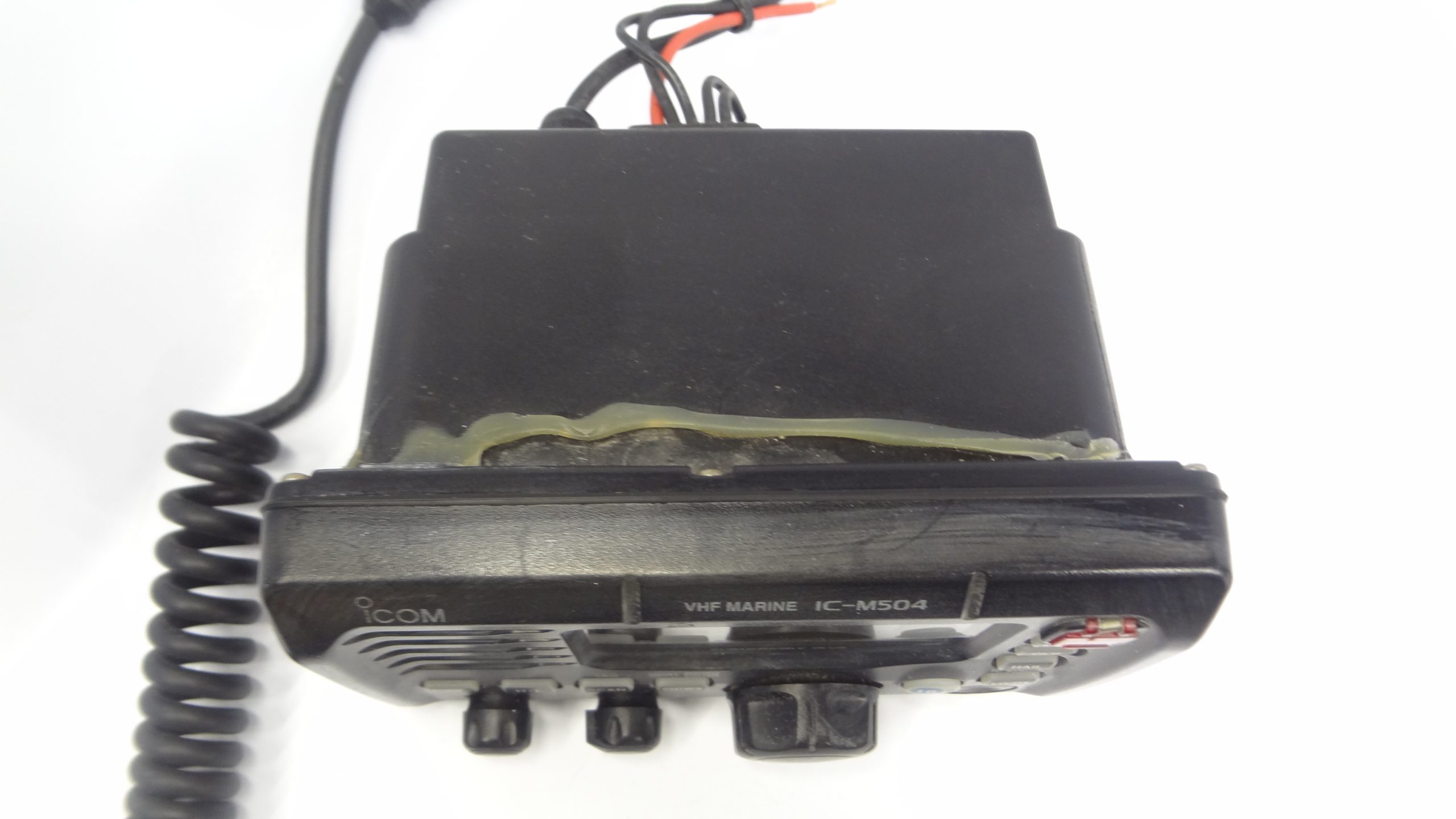 Icom IC-M504 Submersible Marine Fixed Mount VHF Radio Transceiver Unit ...