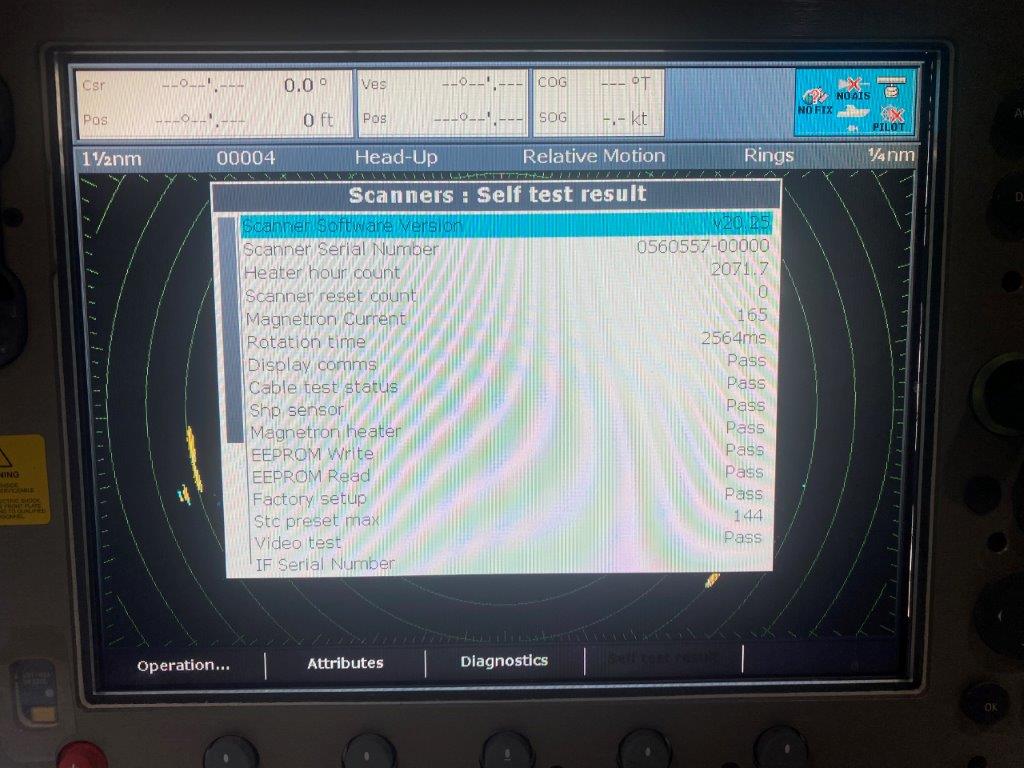 Raymarine RD424 4KW 24'' Analog Radar Core E52067 Tested! - Max Marine ...