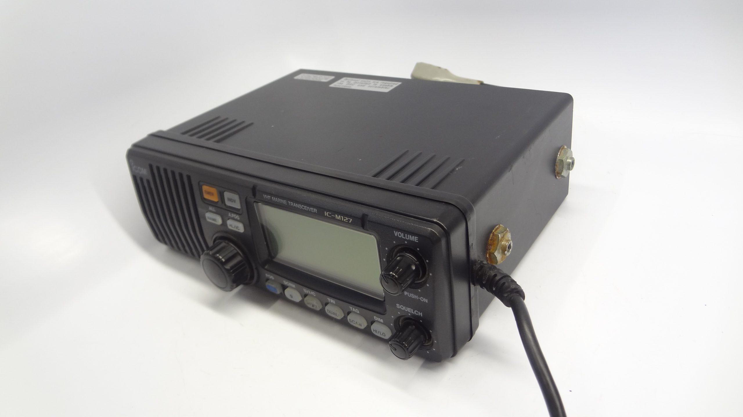 Icom IC-M127 Marine VHF/FM Radio Transceiver Unit w/ Hand Mic! - Max ...