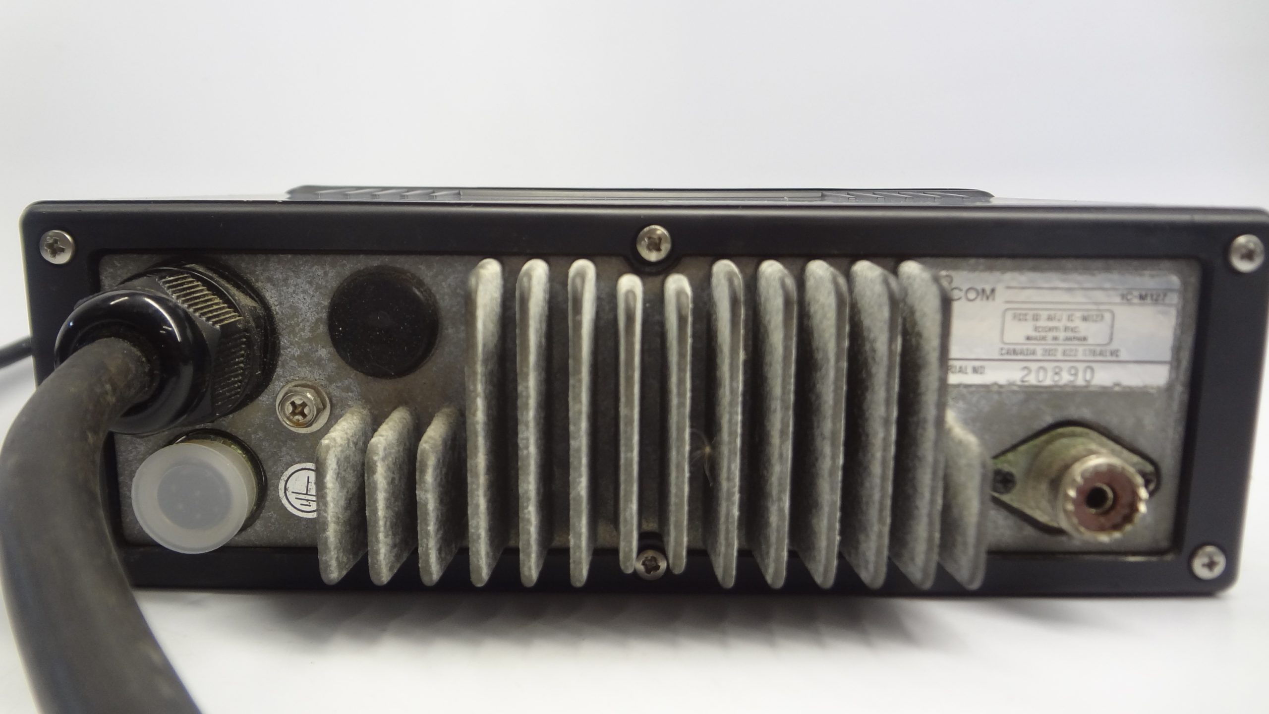 Icom IC-M127 Marine VHF/FM Radio Transceiver Unit w/ Hand Mic! - Max ...