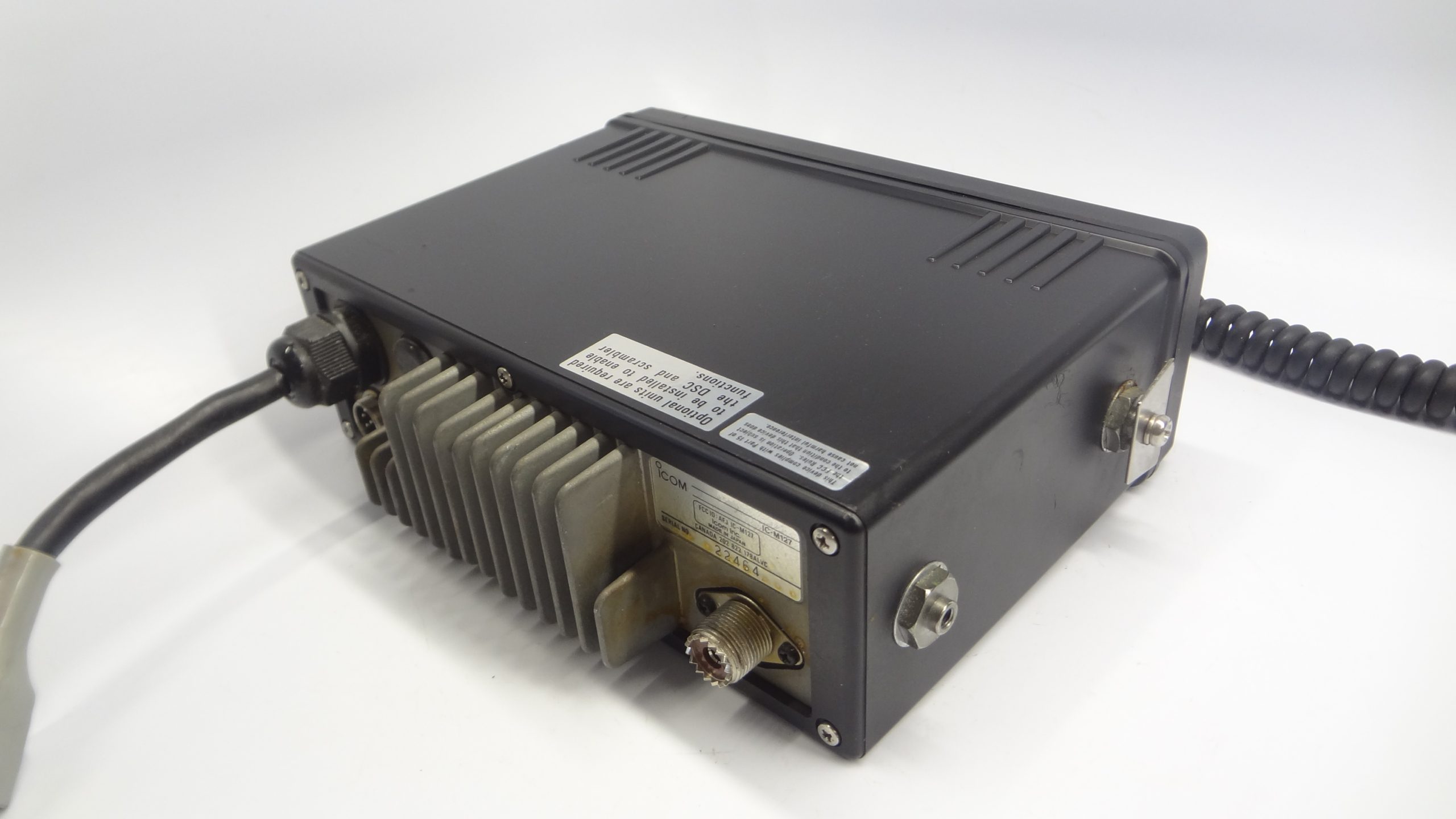 Icom IC-M127 Marine VHF/FM Radio Transceiver Unit w/ Hand Mic* - Max ...