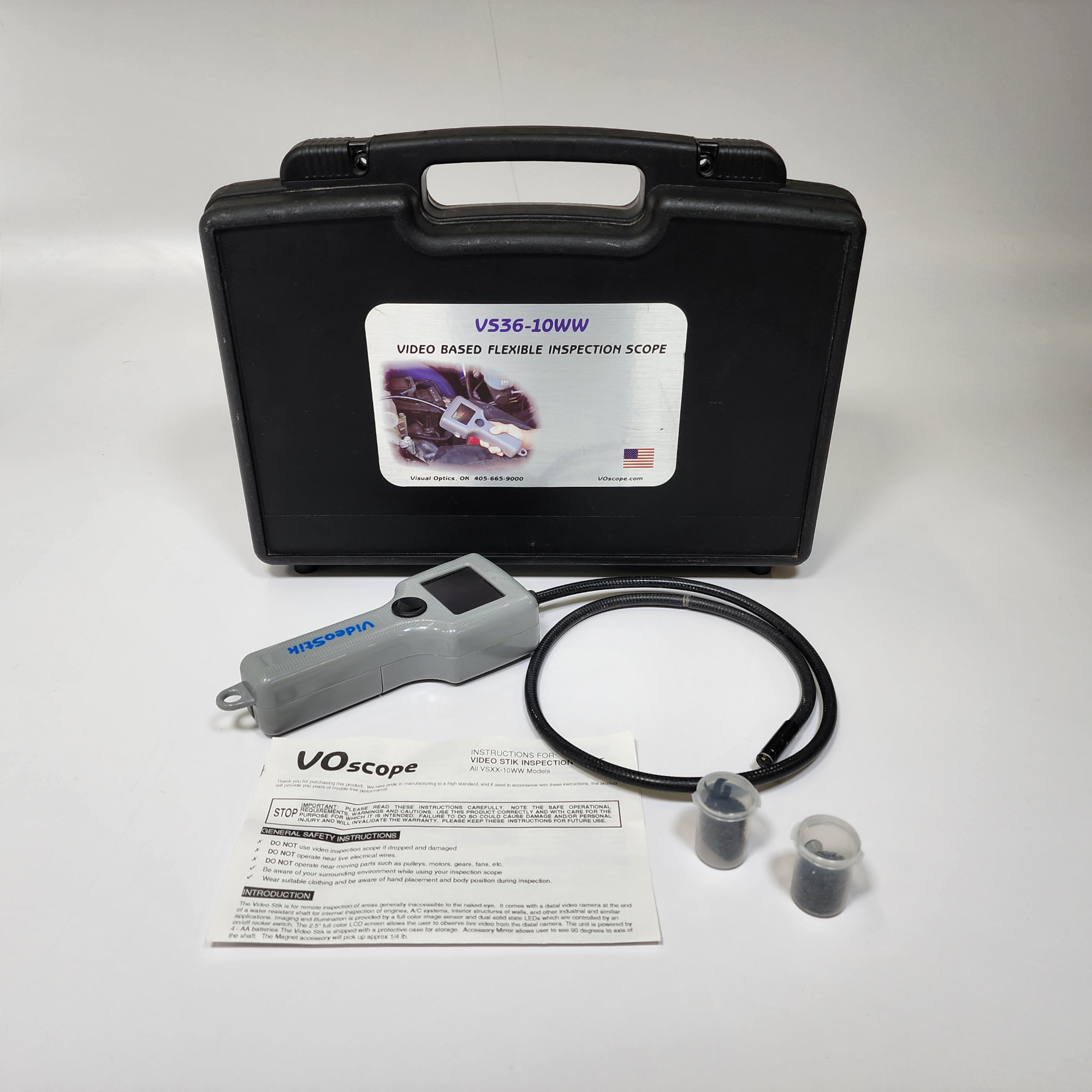 Visual Optics - VideoStik Video Inspection Scope 36in Flex Shaft ...