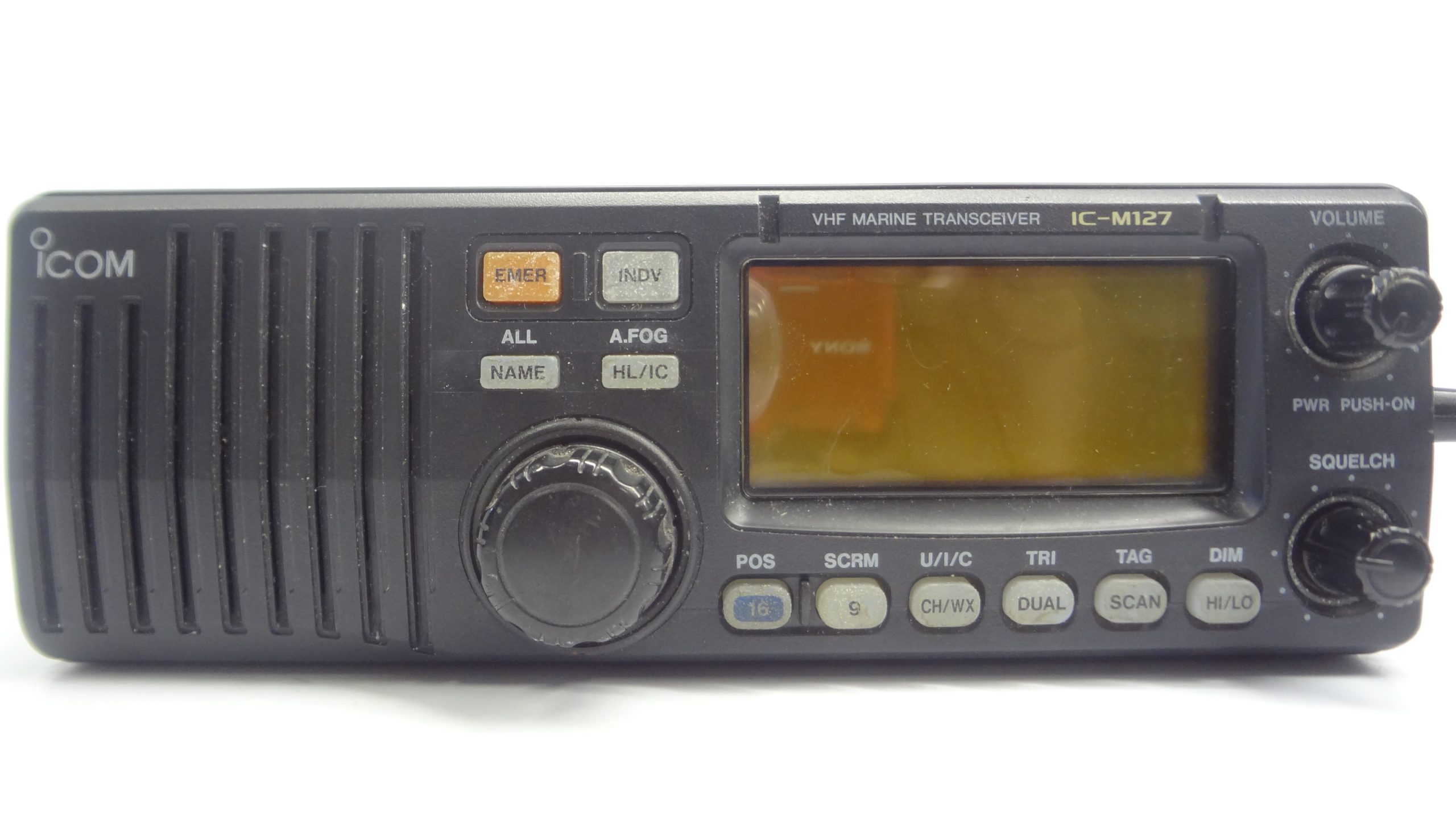 Icom IC-M127 Marine VHF/FM Radio Transceiver Unit w/ Hand Mic** - Max ...