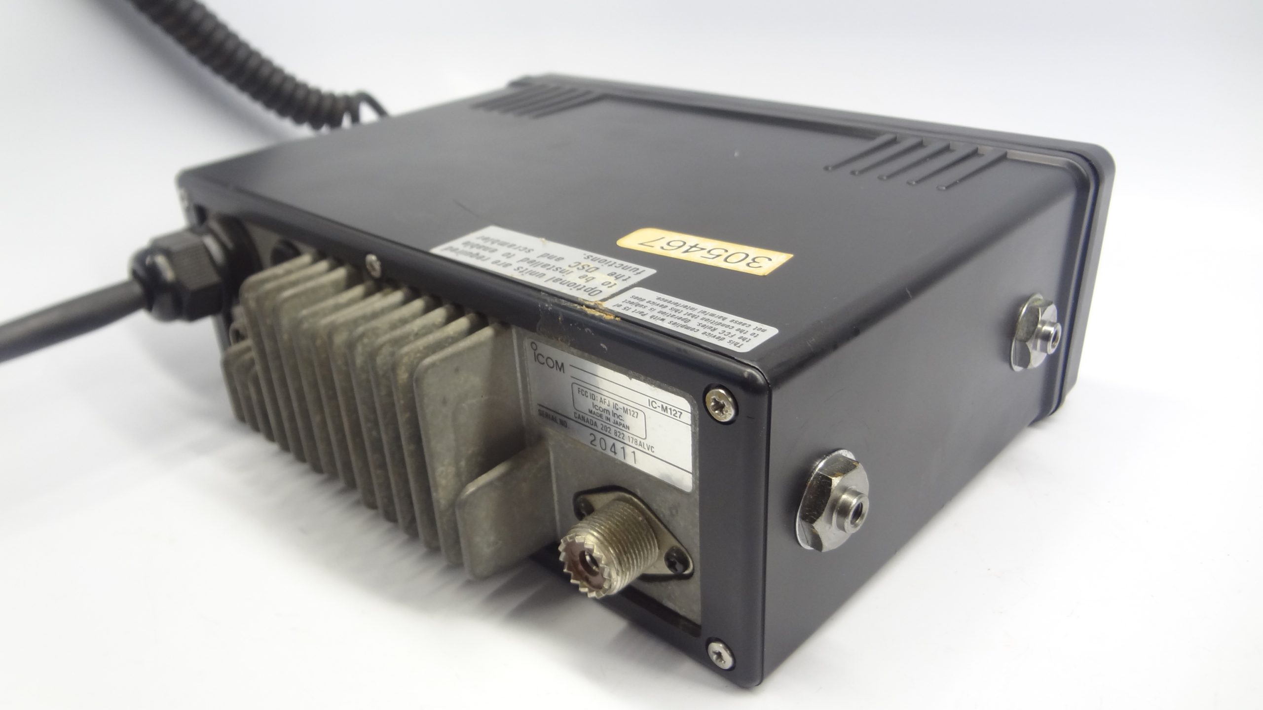 Icom IC-M127 Marine VHF/FM Radio Transceiver Unit w/ Hand Mic*! - Max ...